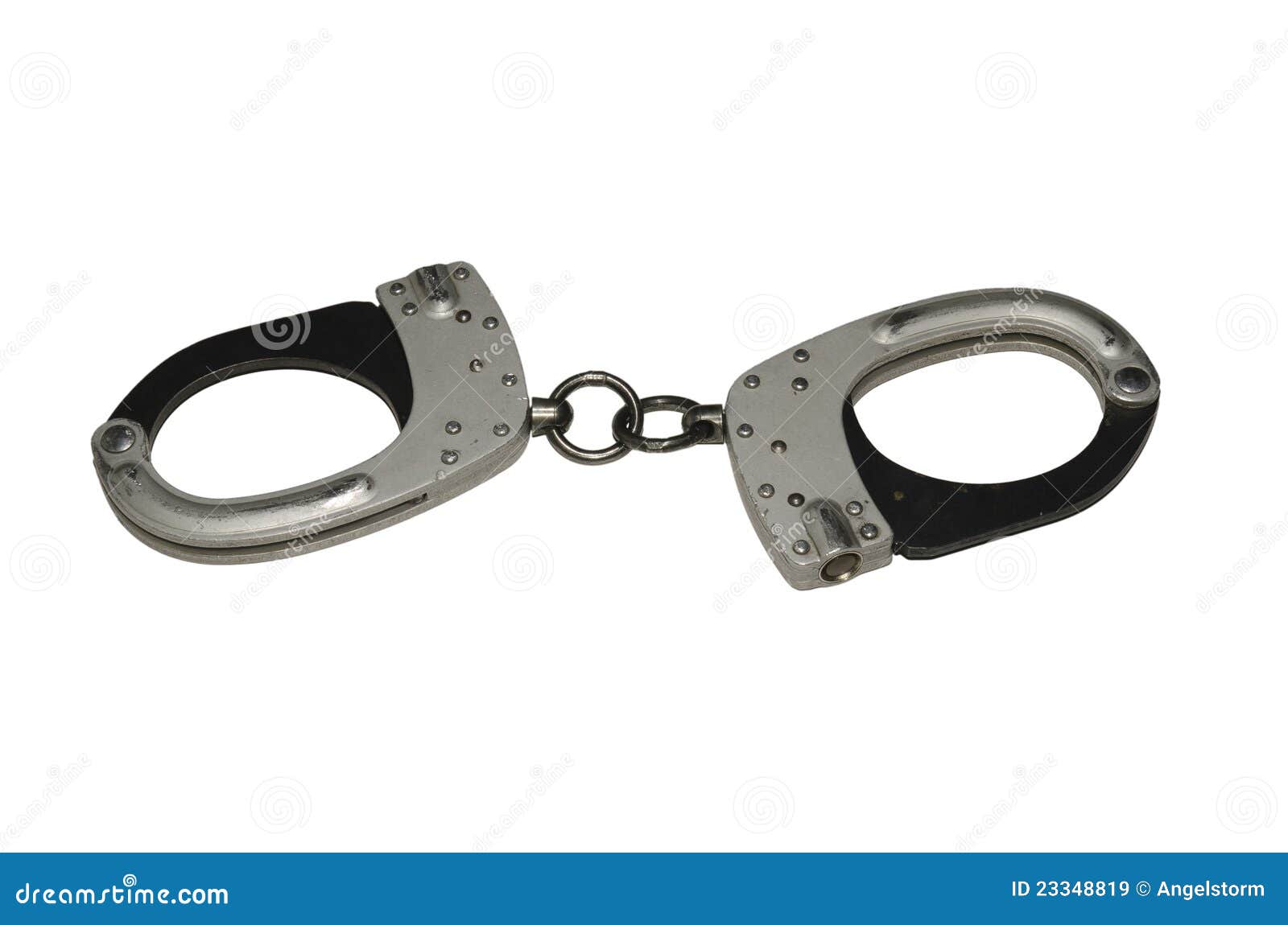 Handcuffs isolated stock image. Image of isolated, police - 23348819
