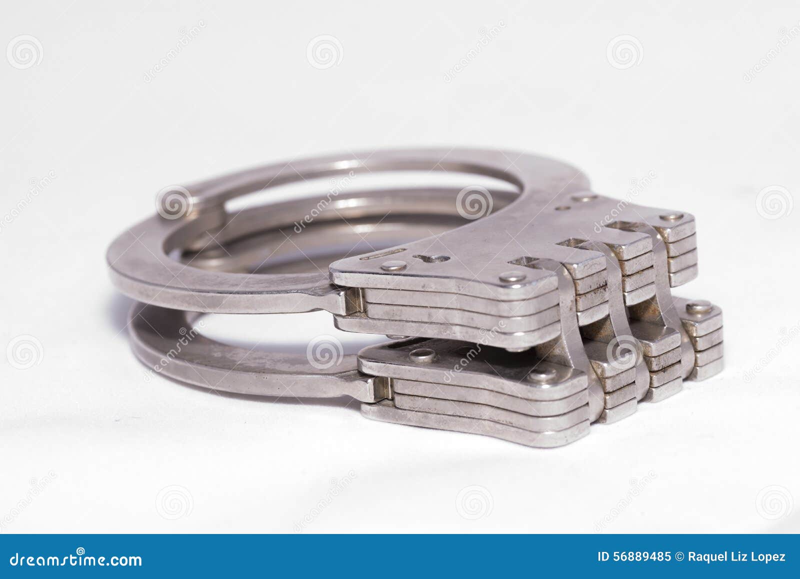 Handcuffs. stock image. Image of metal, thief, lock, stop - 56889485
