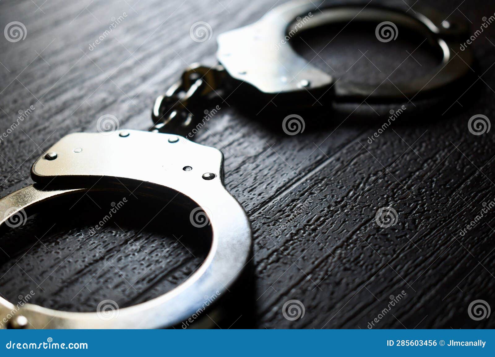 Handcuffs stock photo. Image of prison, guily, dark - 285603456