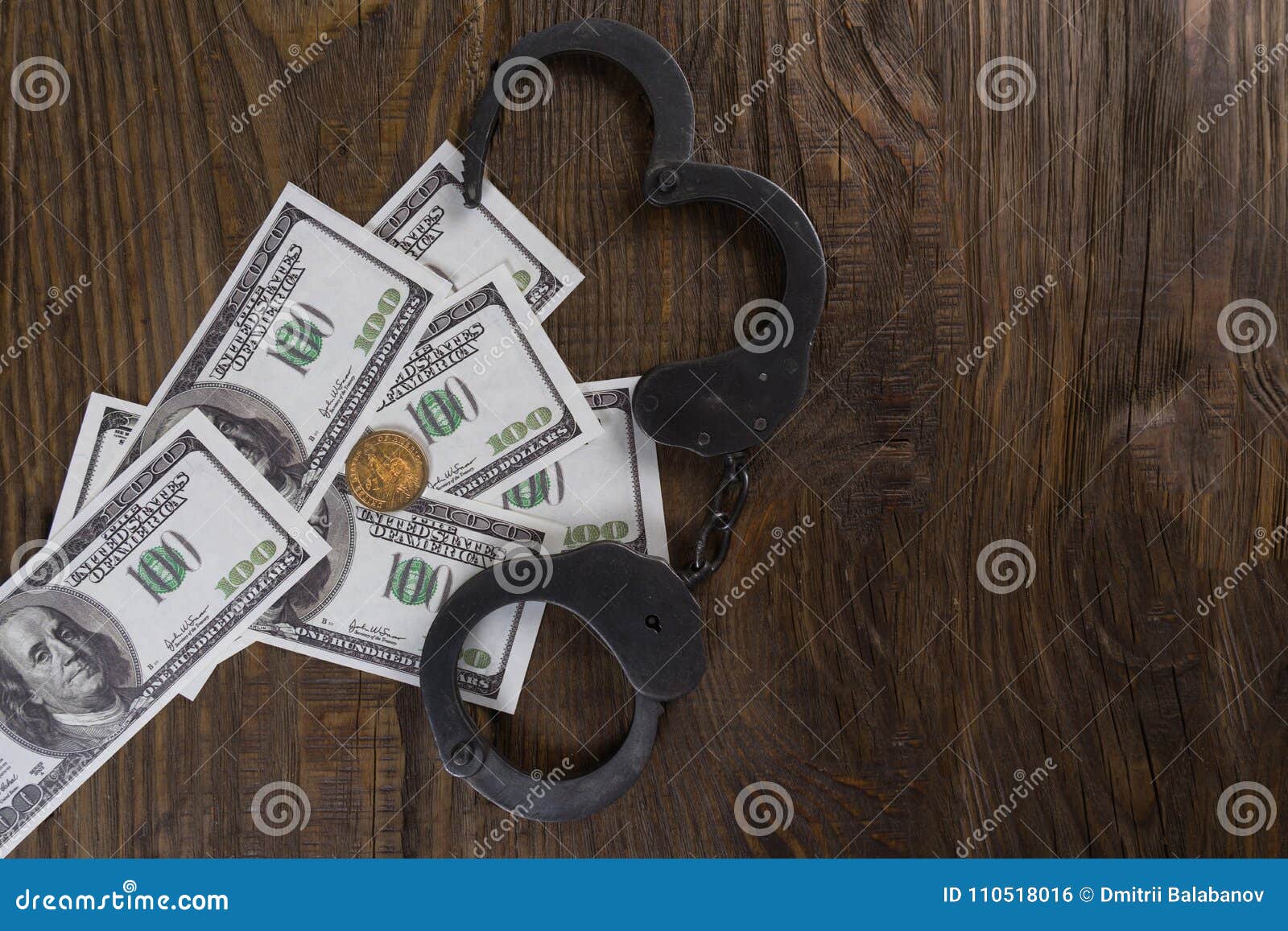 Handcuffs on a Pile of American Banknotes. the Symbolic Meaning of ... Handcuffs on a Pile of American Banknotes. the Symbolic Meaning of ...