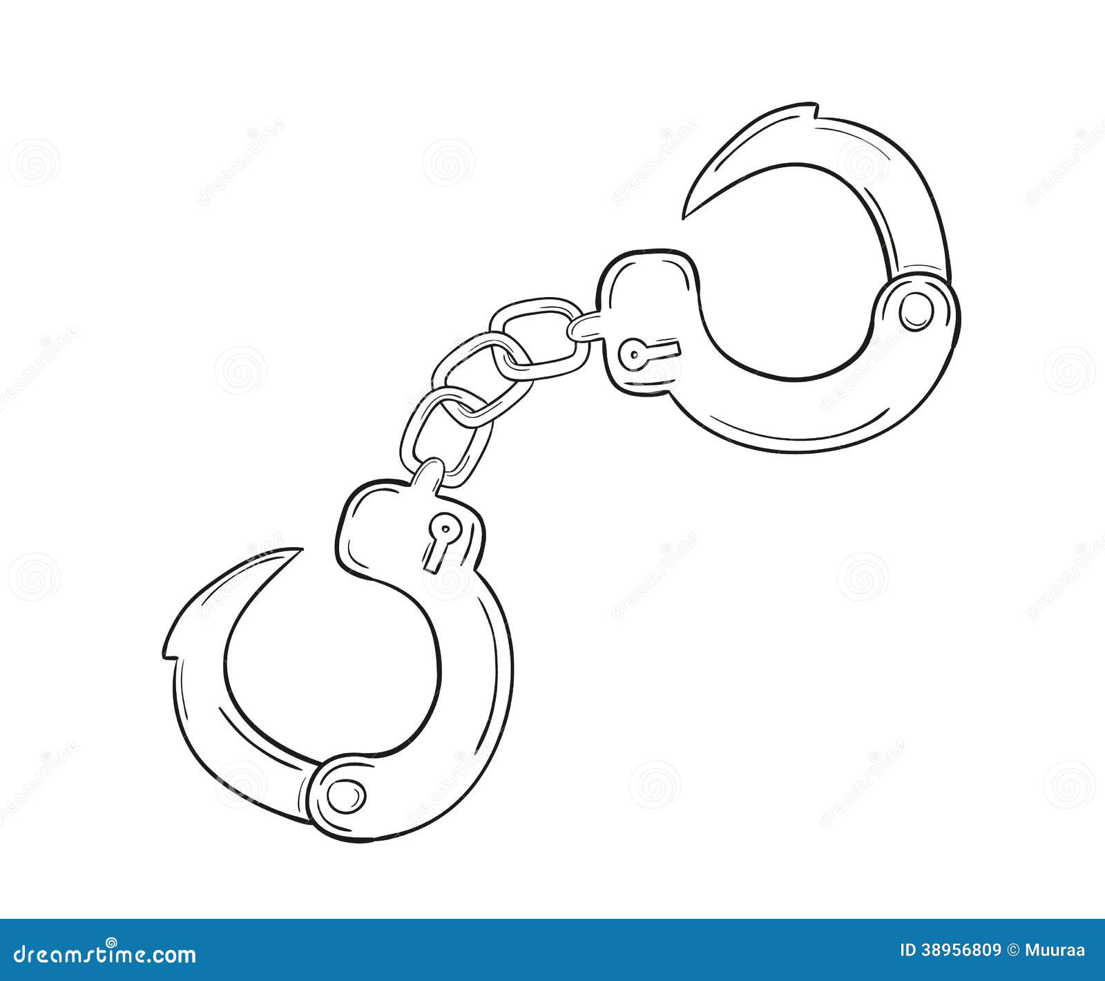 Handcuffs Stock Vector - Image: 38956809