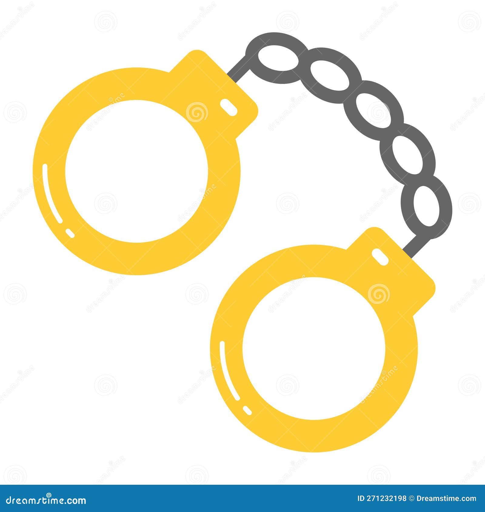 Handcuffs Vector Design Modern and Trendy Style Stock Vector ...
