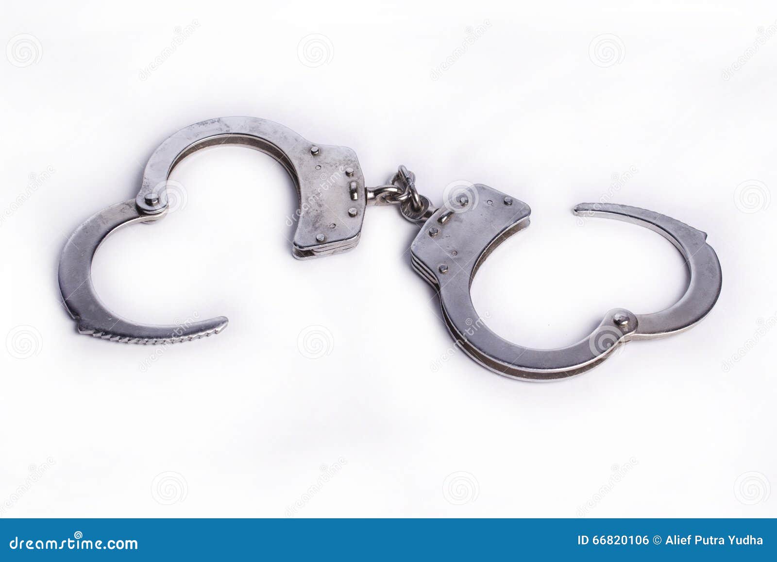 Handcuffs with White Background Stock Photo - Image of justice, hand ...