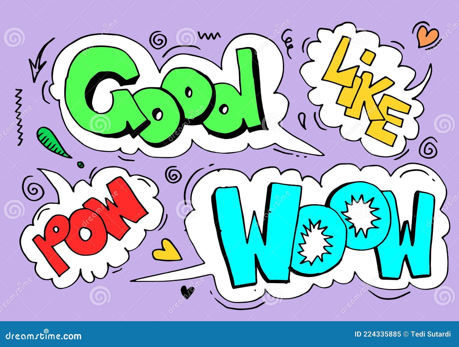 Woow Pop Art Vector Illustration | CartoonDealer.com #134295008