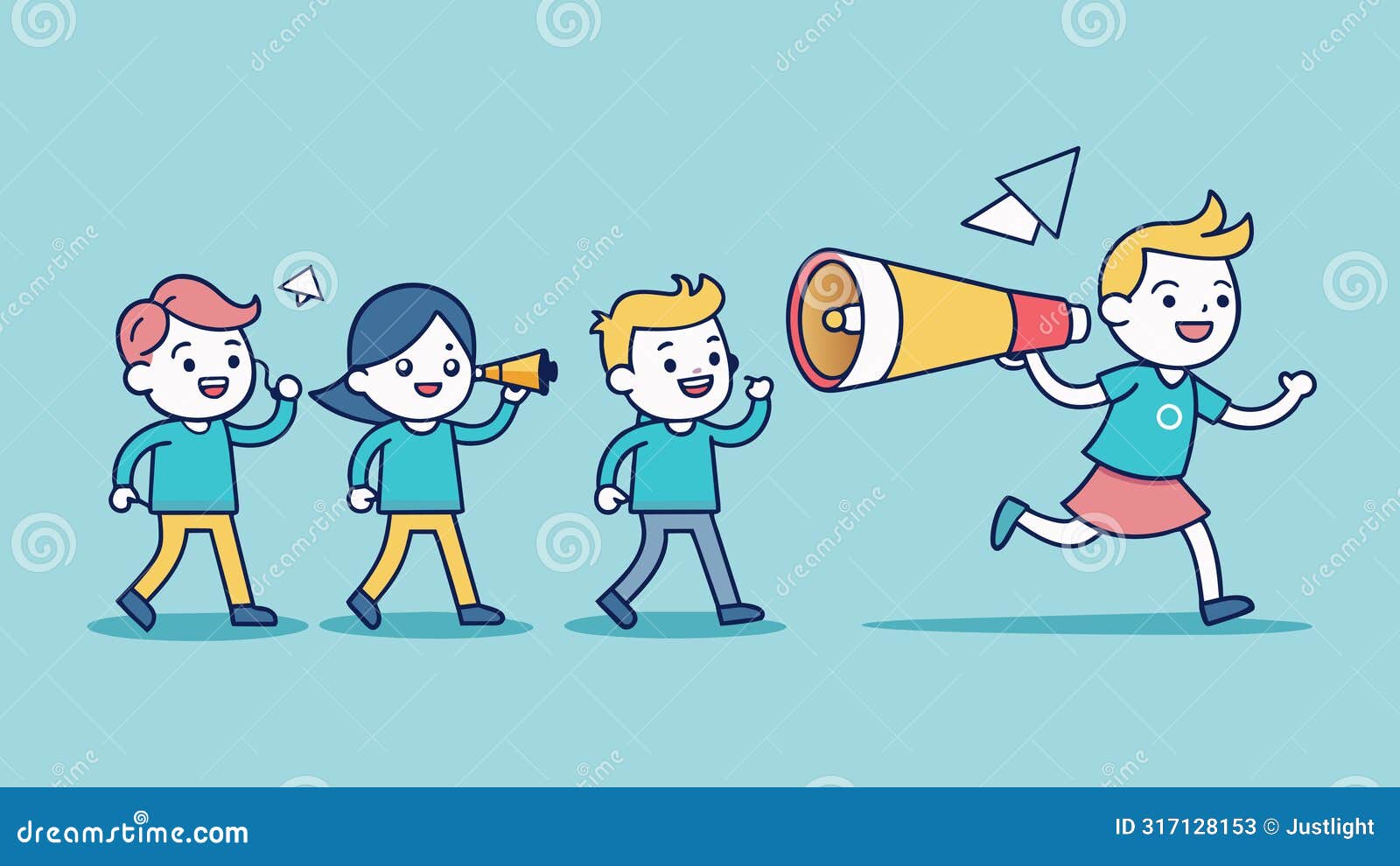 A Handdrawn Comic Strip Showing a Group of Characters Passing Around a ...