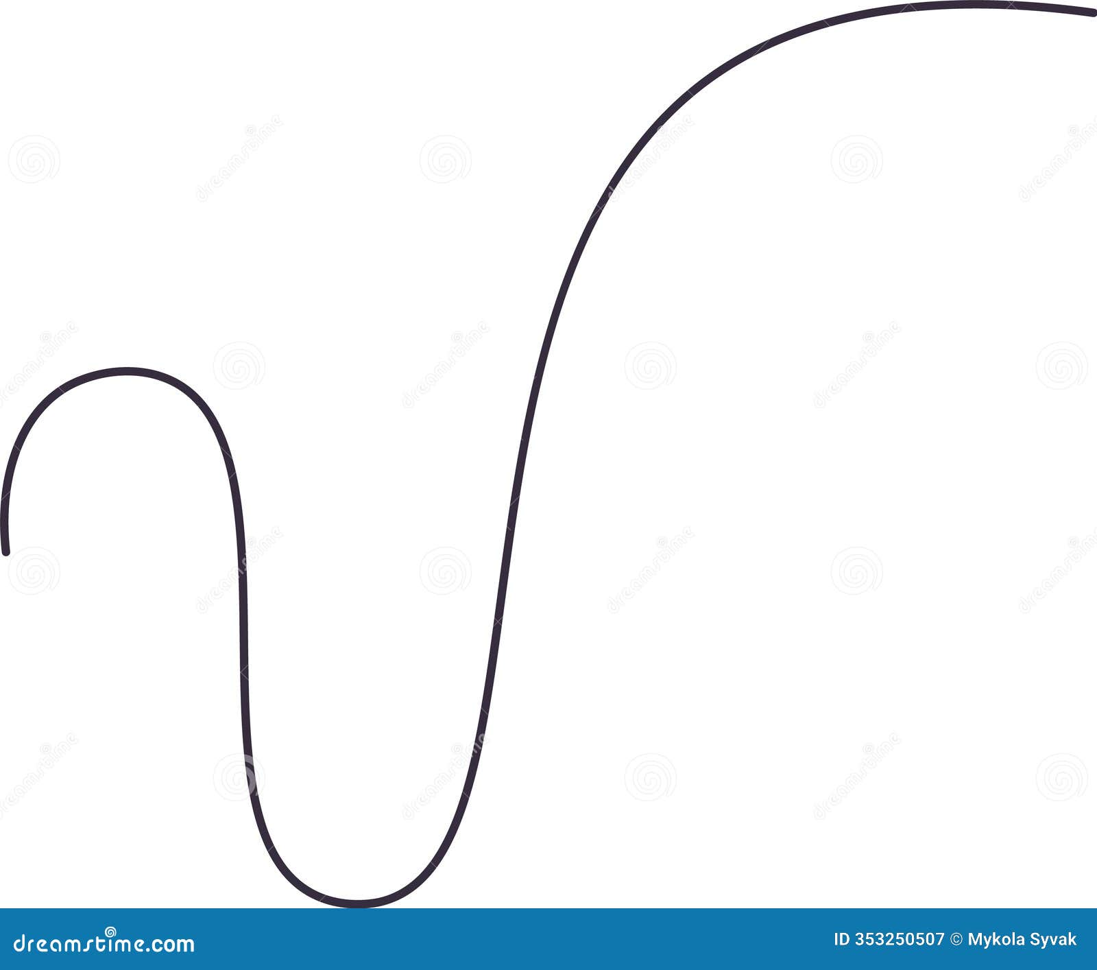 Handdrawn Curved Sketchy Arrow Doodle Vector Illustration ...