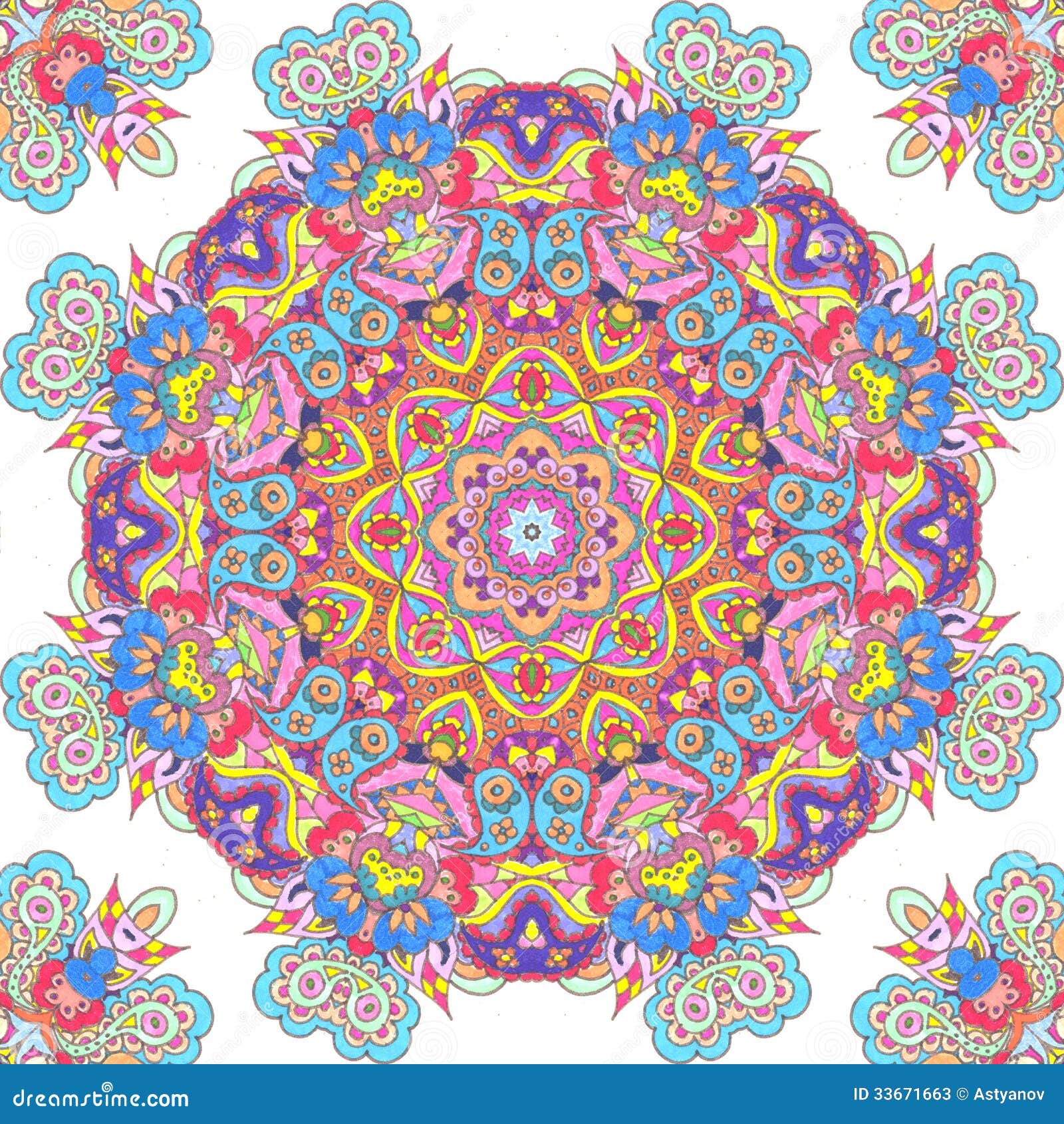 Kaleidoscope Design Background Stock Illustrations – 199,949 ...