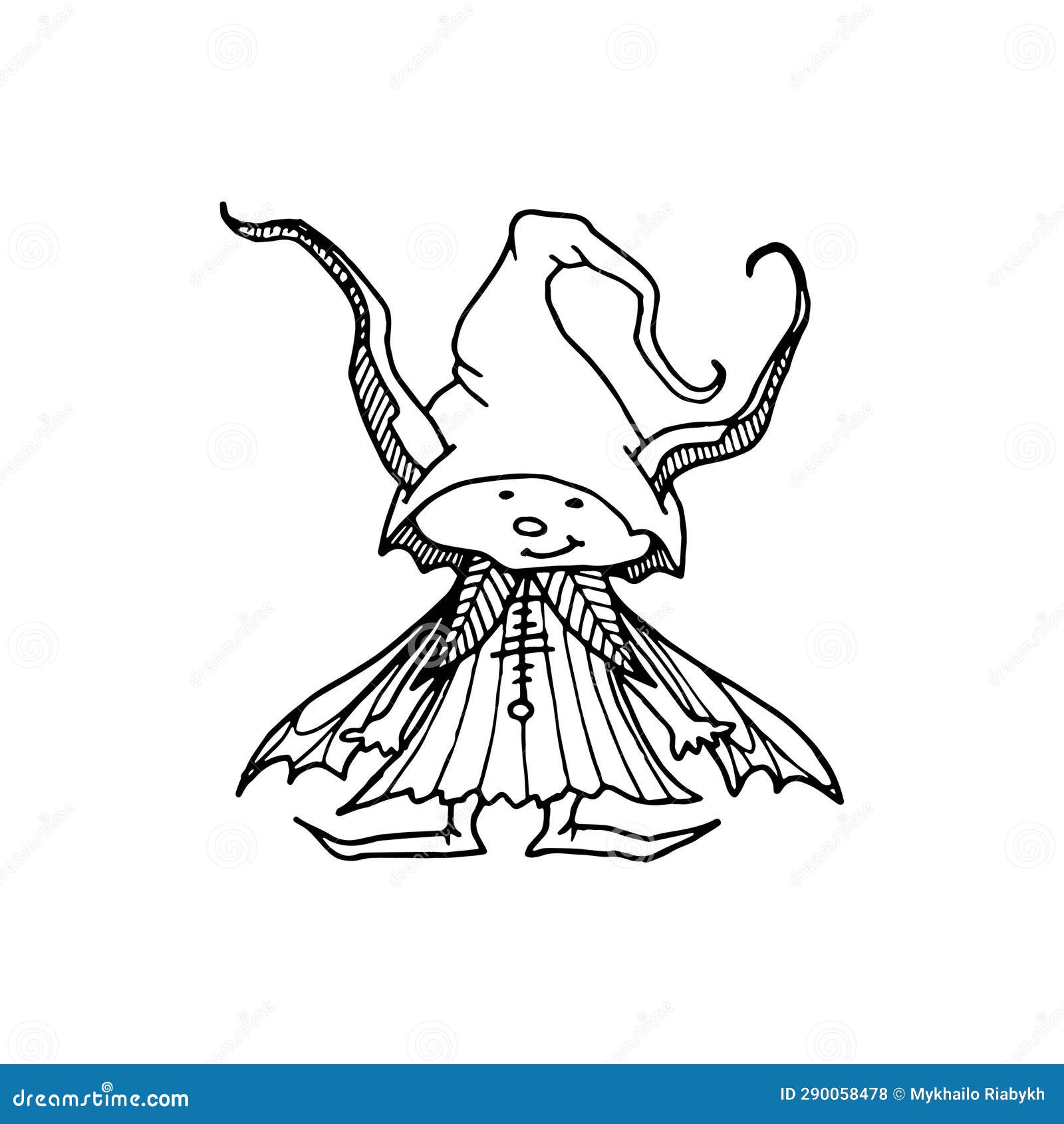 Handdrawn Magic Creature, Magic Animal Drawing Stock Vector ...