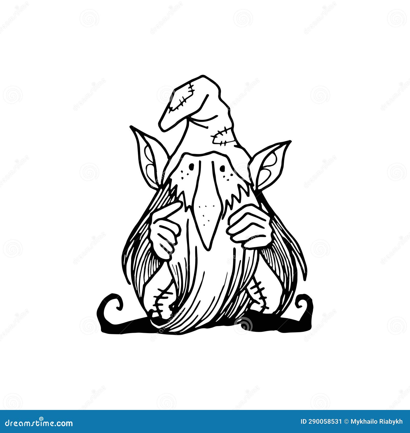 Handdrawn Magic Creature, Magic Animal Drawing Stock Vector ...