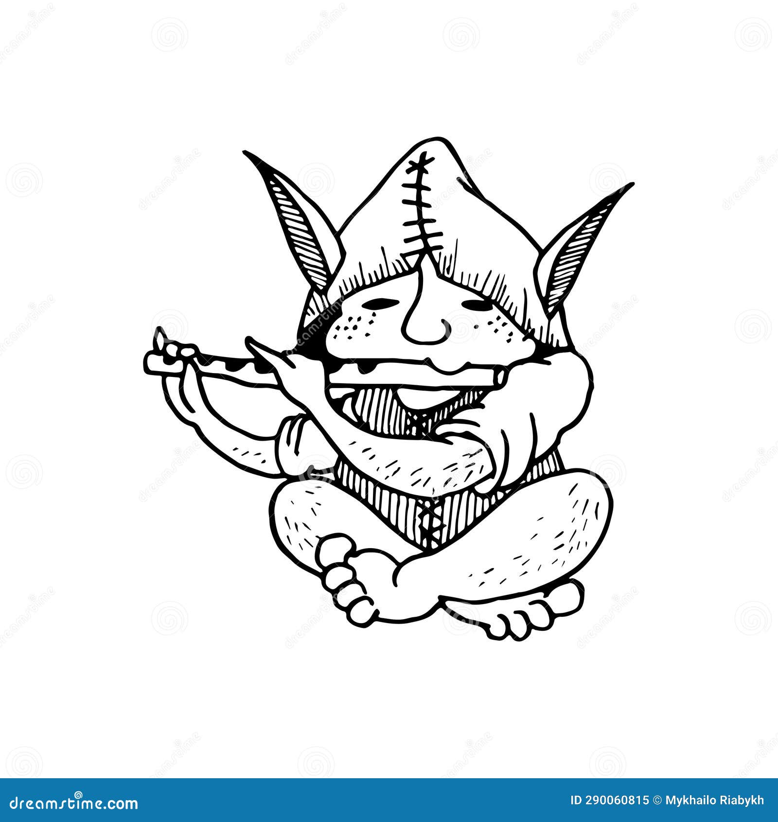 Handdrawn Magic Creature, Magic Animal Drawing Stock Vector ...