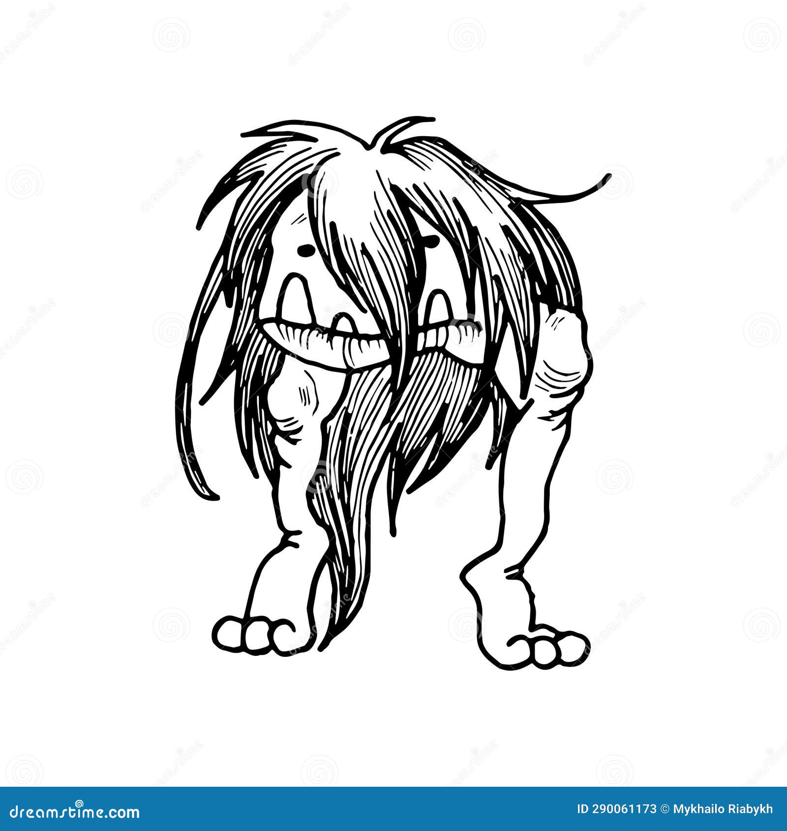 Handdrawn Magic Creature, Magic Animal Drawing Stock Vector ...