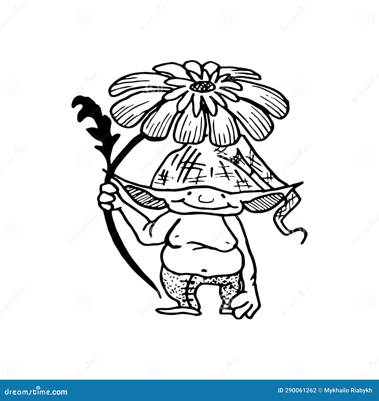 Handdrawn Magic Creature, Magic Animal Drawing Stock Illustration ...