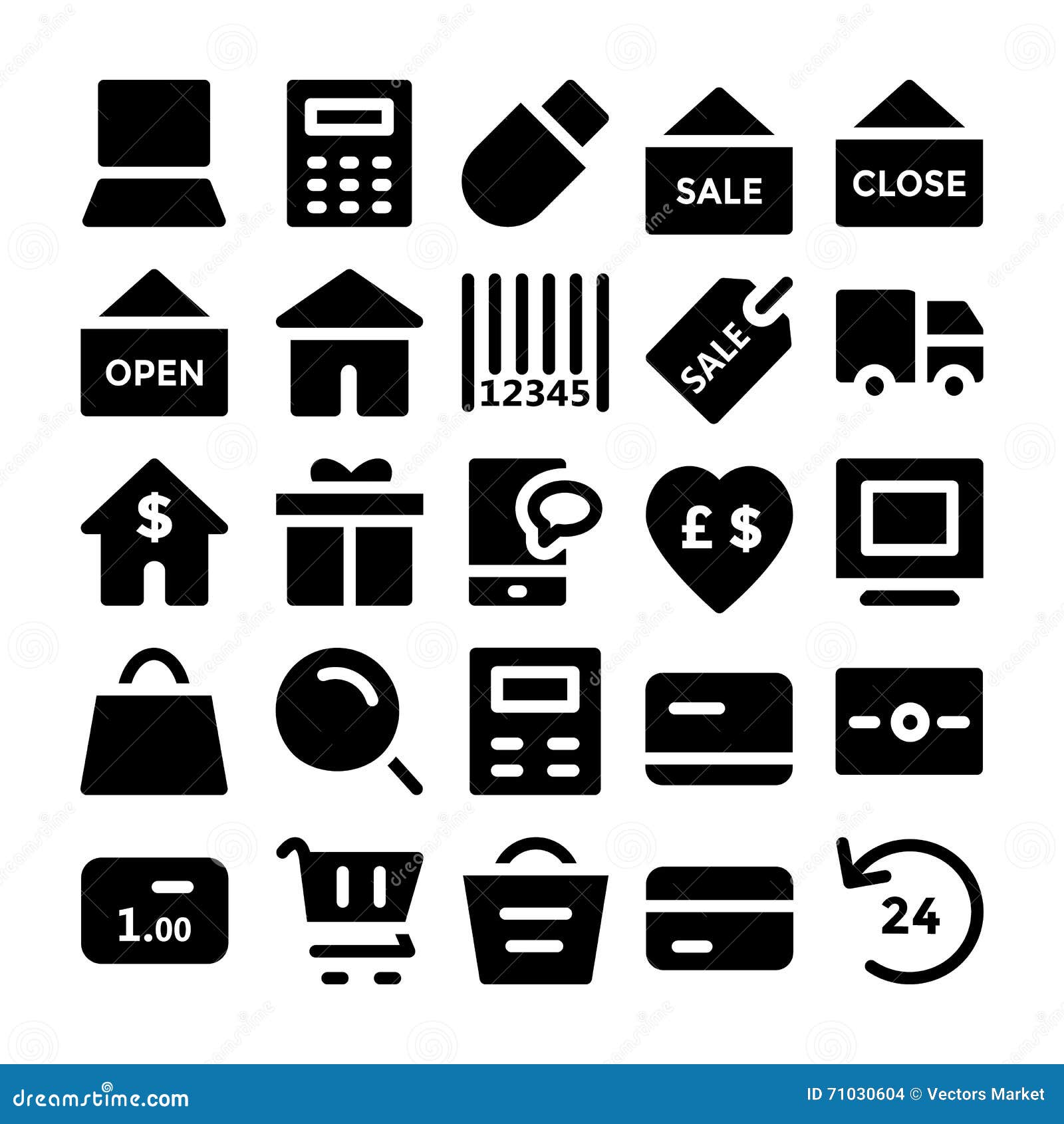 Handelvektorsymboler 1 stock illustrationer. Illustration av baggies ...