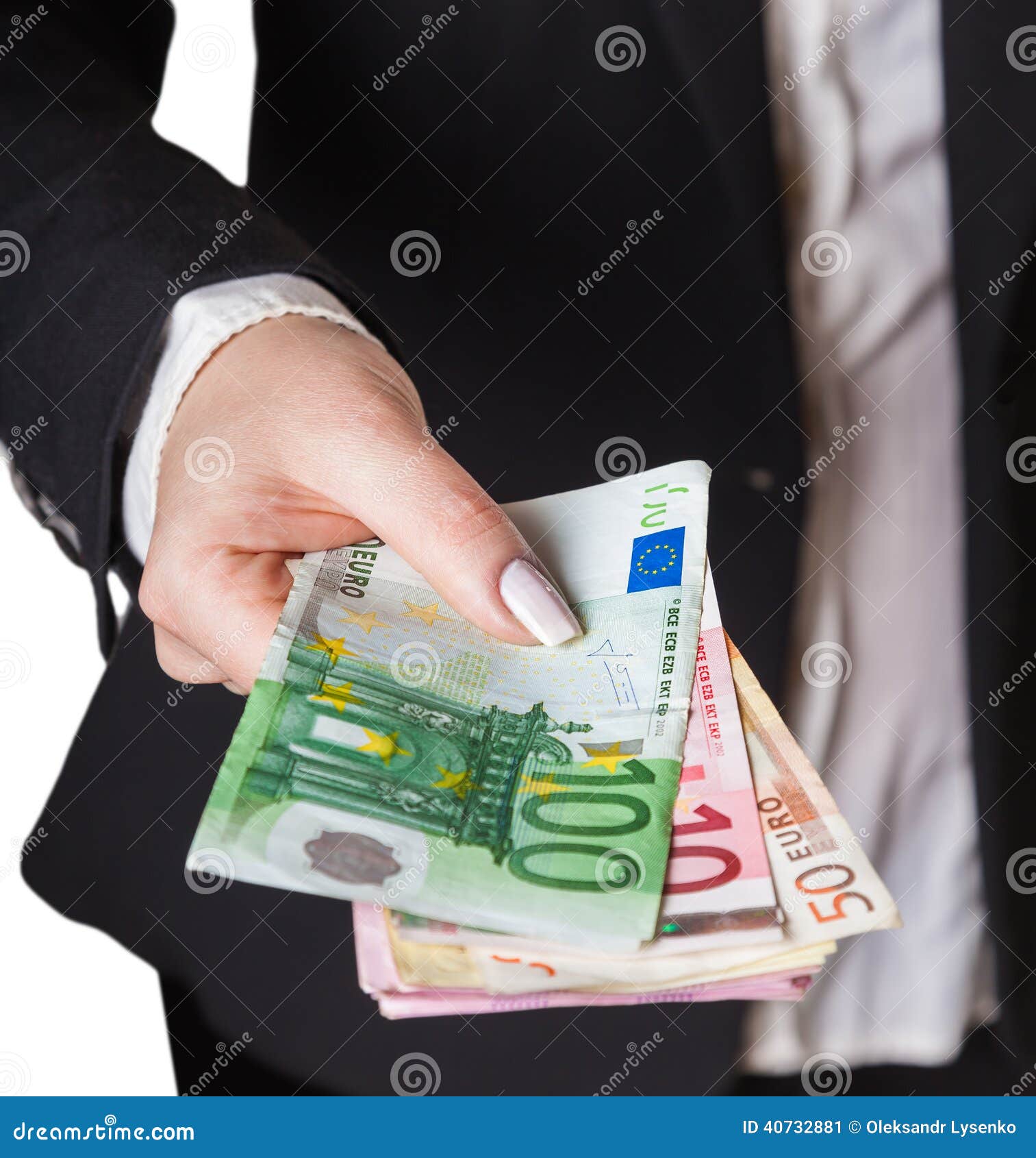 Handen die geld geven stock afbeelding. Image of contant - 40732881