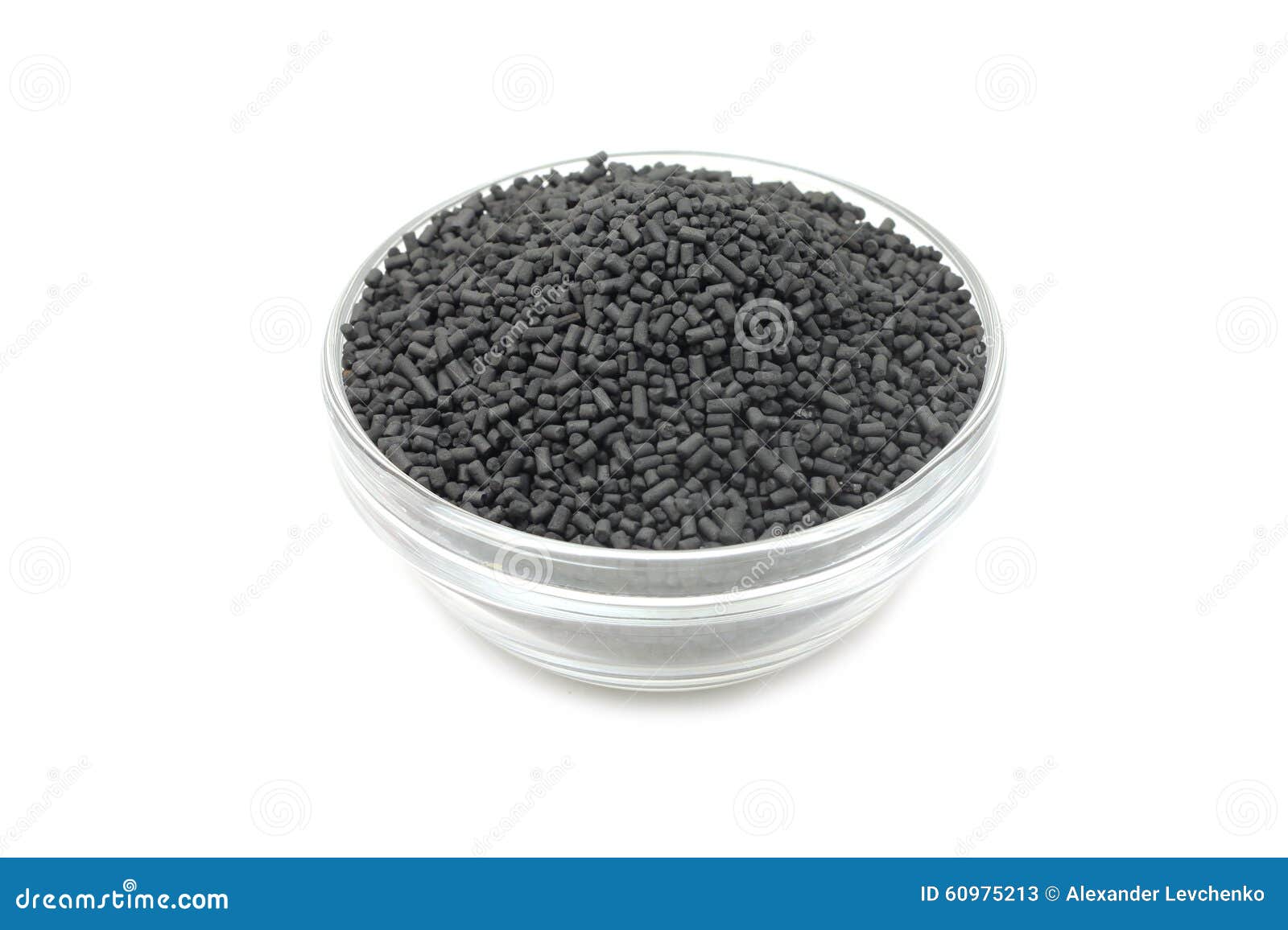 Handful of Activated Carbon Granules Stock Image - Image of activated ...