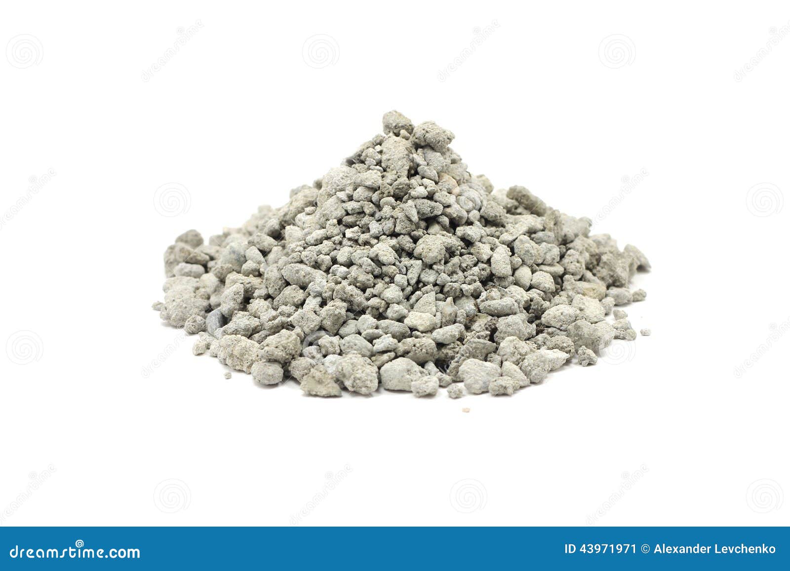 A handful of cement rubble stock image. Image of strength - 43971971