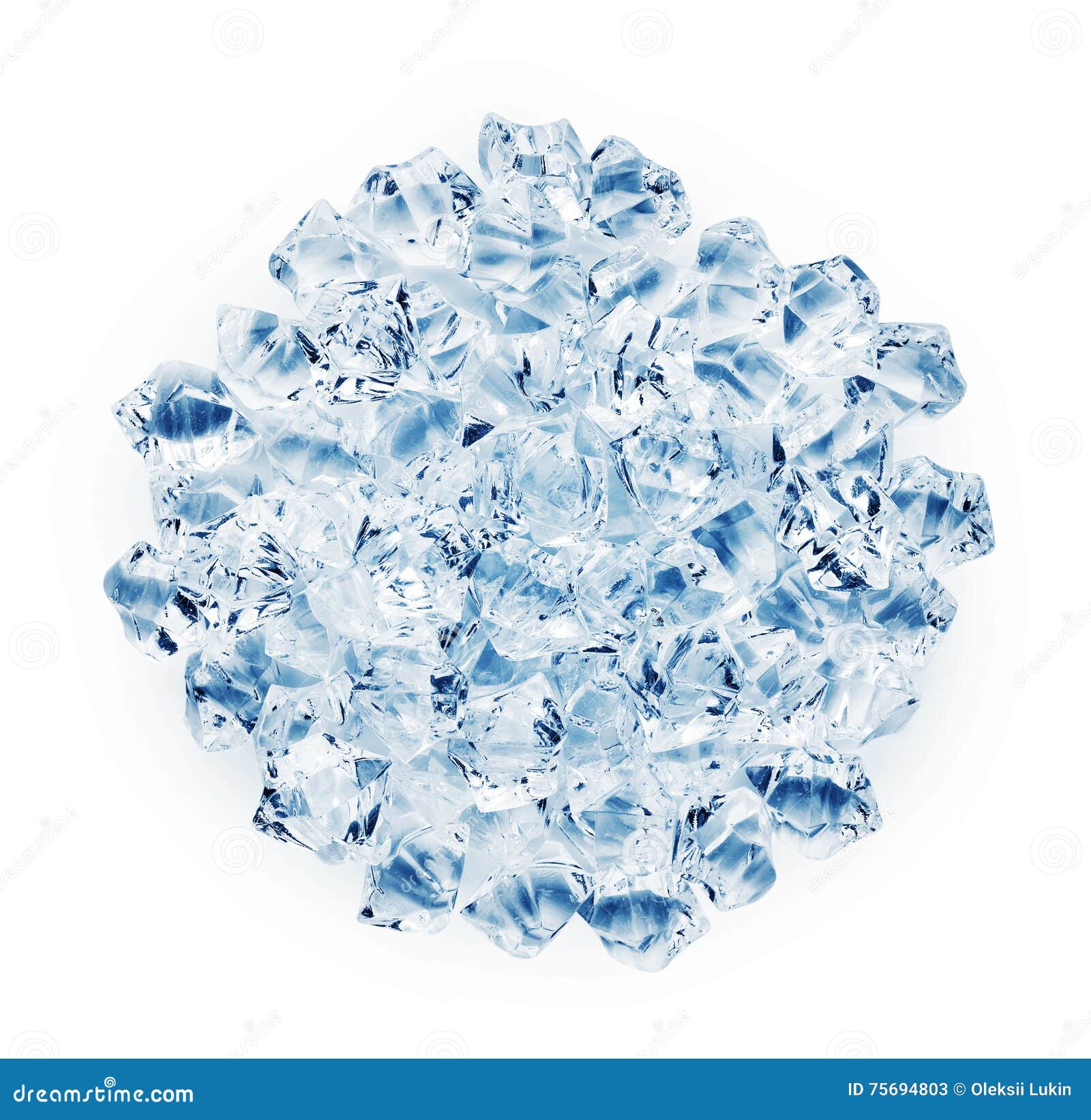 Handful Chopped Ice Shot Above Stock Photos - Free & Royalty-Free Stock ...