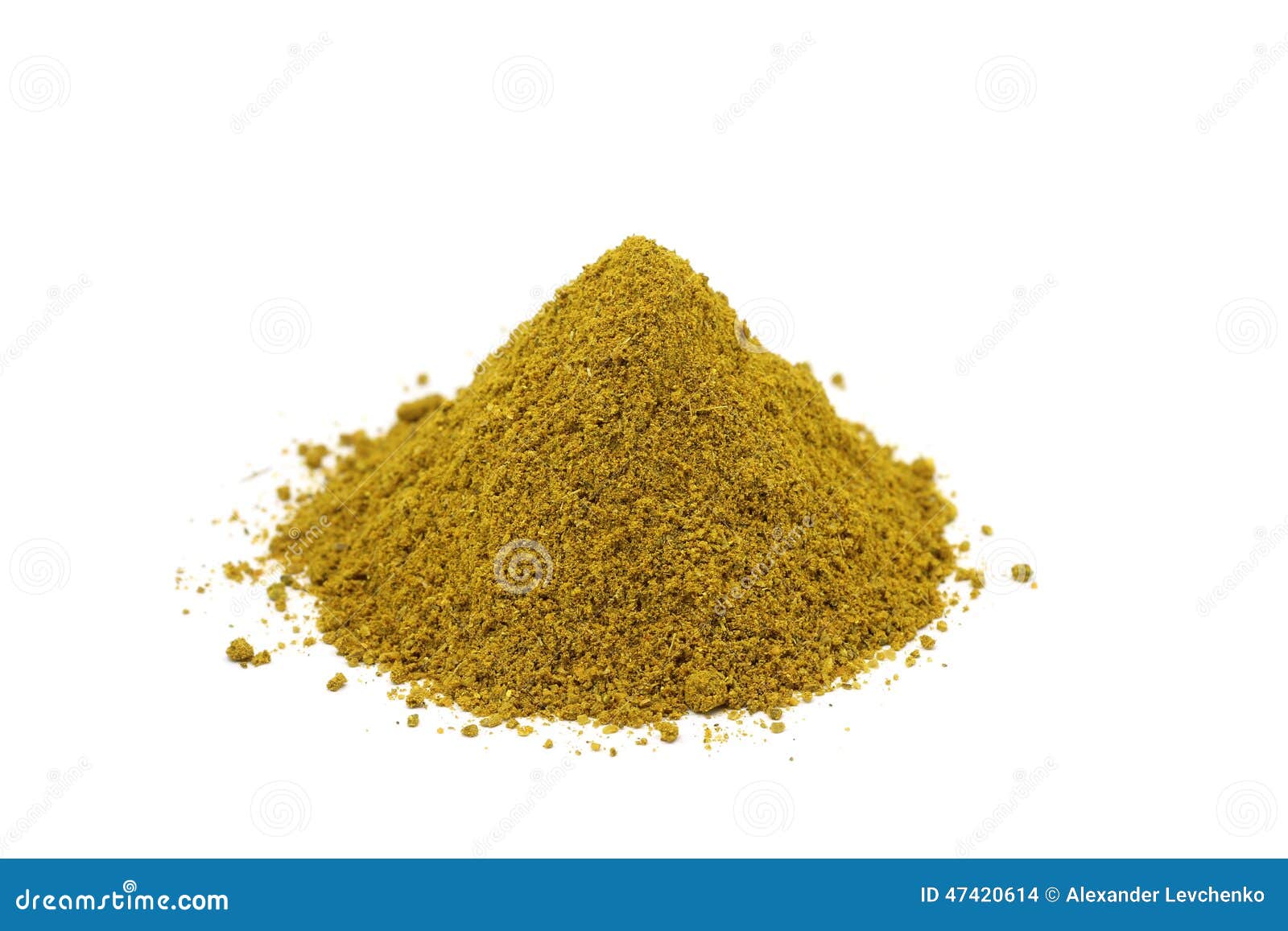 A Handful of Crushed Spices Stock Photo - Image of isolated, coriander ...