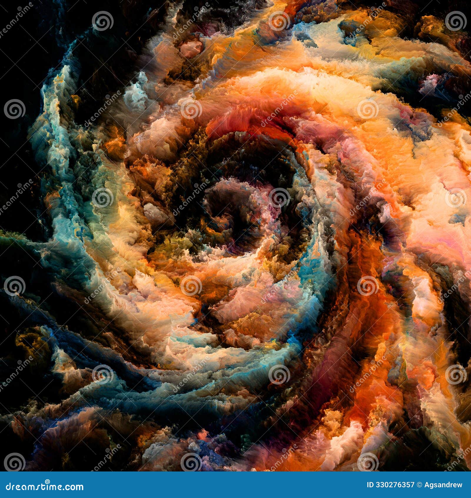 Handful of Evolving Textures Stock Illustration - Illustration of ...