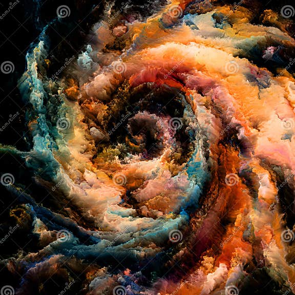 Handful of Evolving Textures Stock Illustration - Illustration of elevated, painterly: 330276357