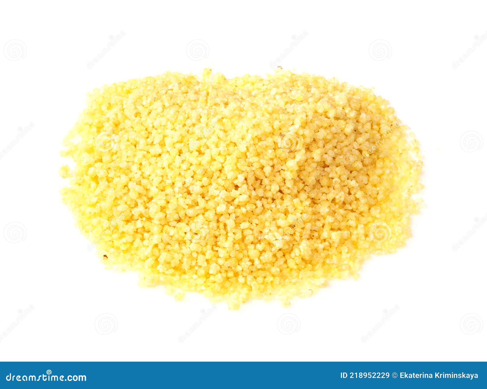 Handful of Fine Ground Cornmeal Closeup on White Stock Image - Image of ...
