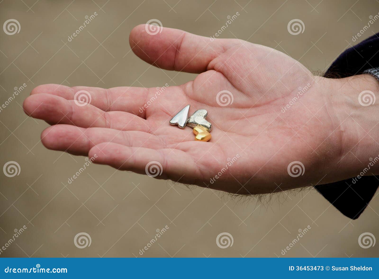 Handful of hearts stock image. Image of hand, hearts - 36453473