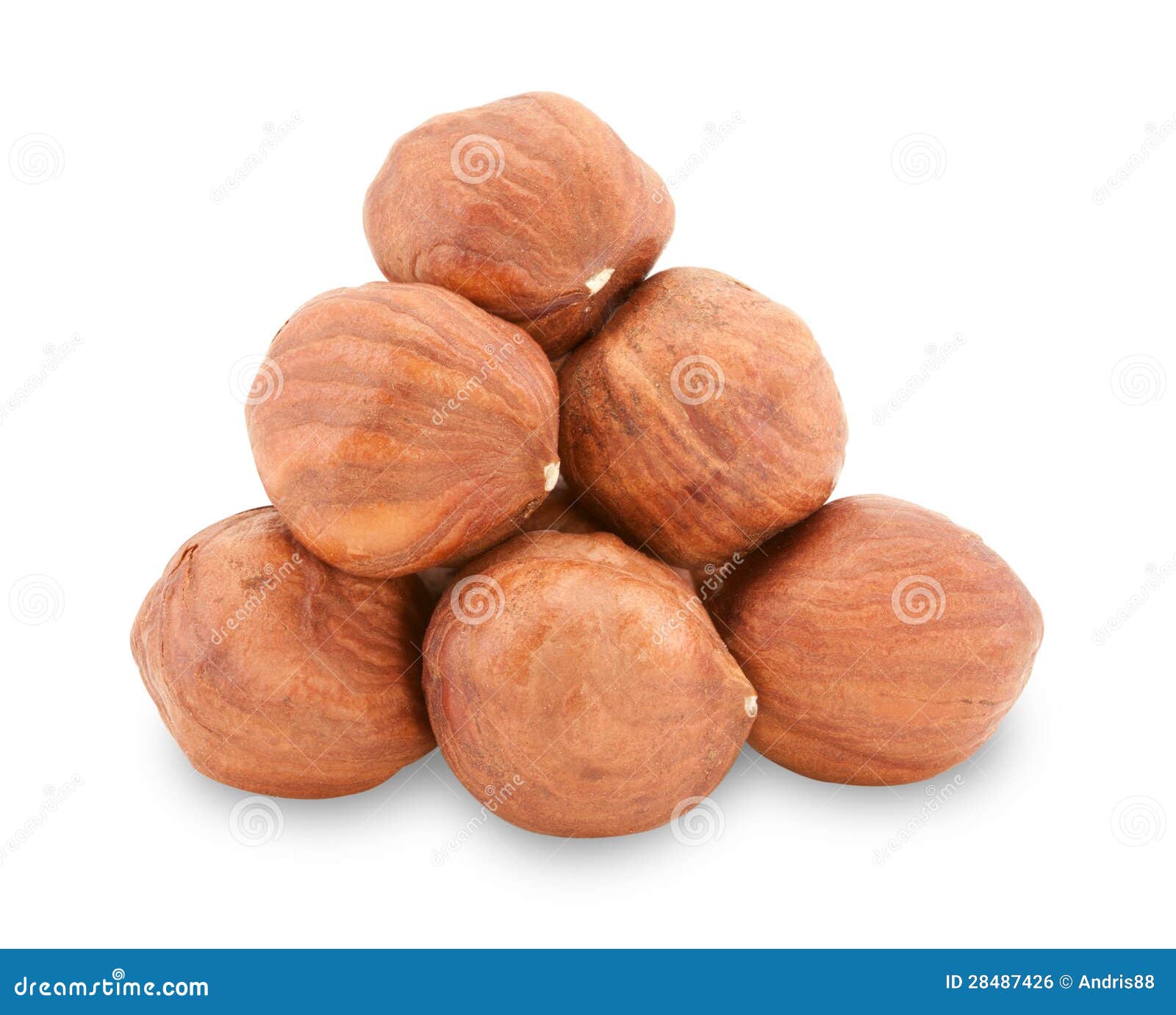 Handful of nuts. stock photo. Image of vegetarianism - 28487426