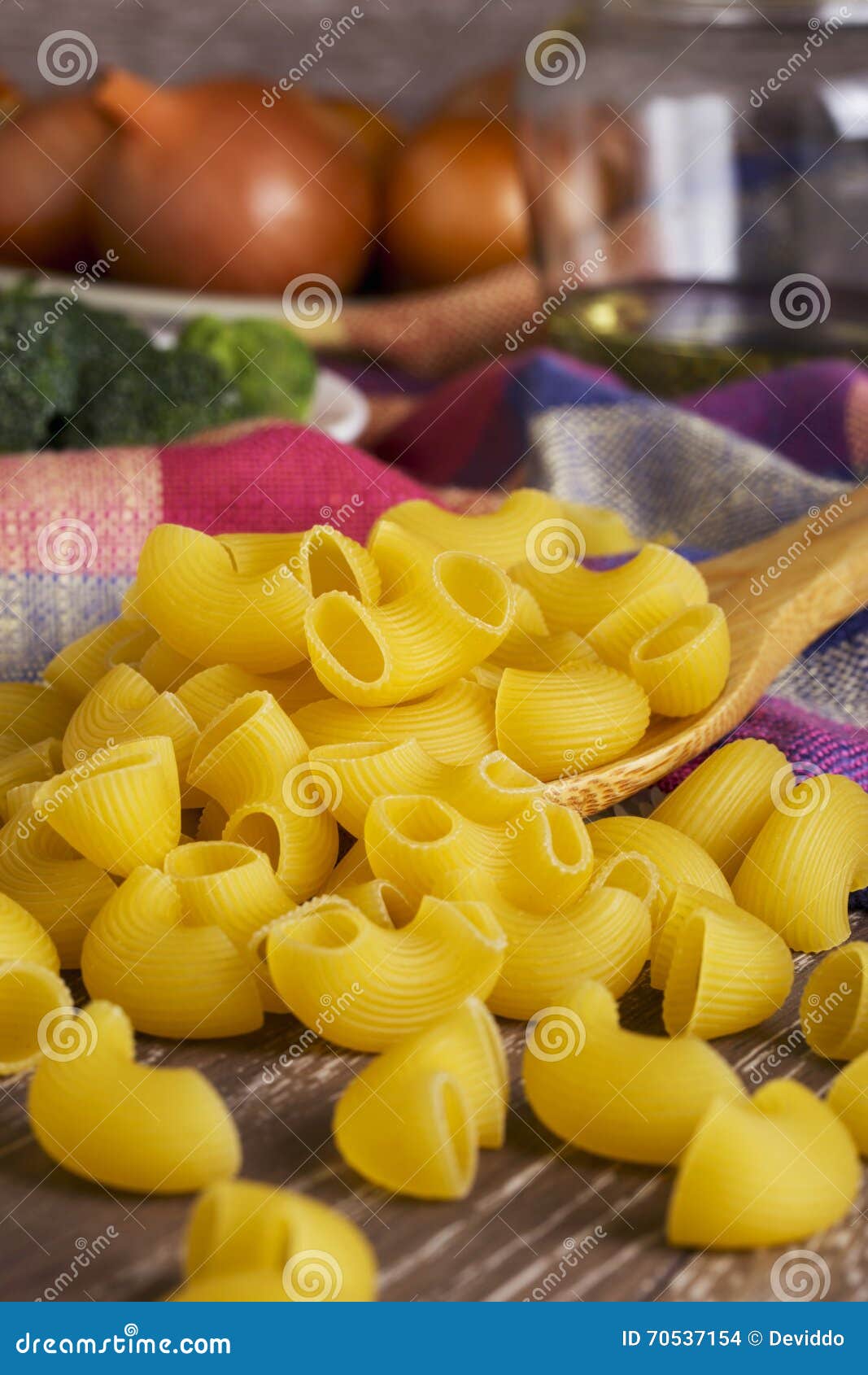 Handful of pasta stock photo. Image of table, napkin - 70537154