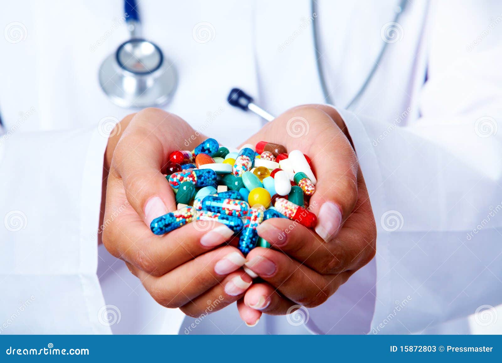 Handful of pills stock image. Image of antidote, human - 15872803