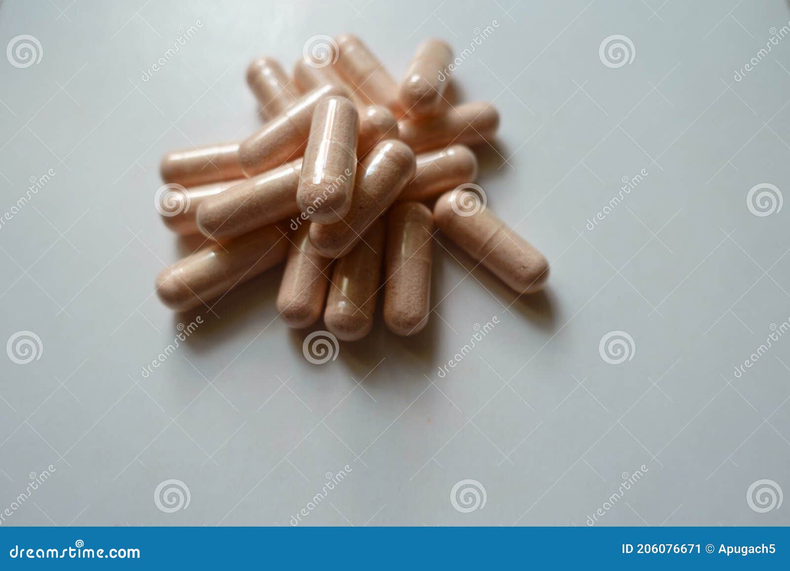 Handful of Capsules of Probiotic Dietary Supplement Stock Image - Image ...