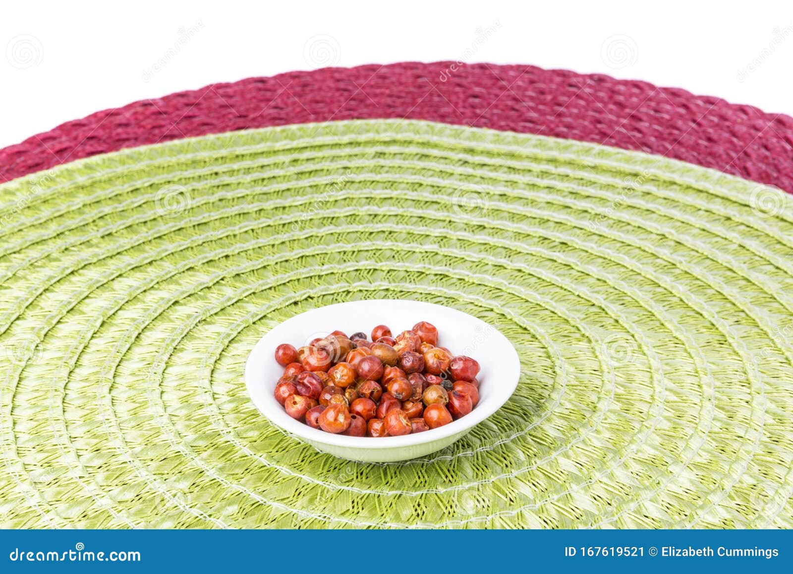 Handful of Red Spicy Tiny Round Chile Tepin Peppers Stock Image - Image ...