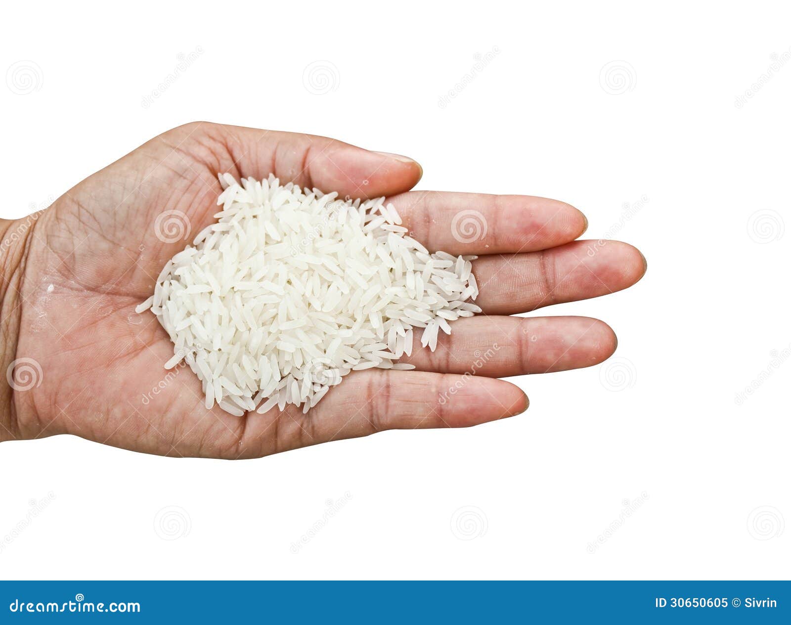 Handful of rice stock image. Image of nutrition, asia - 30650605