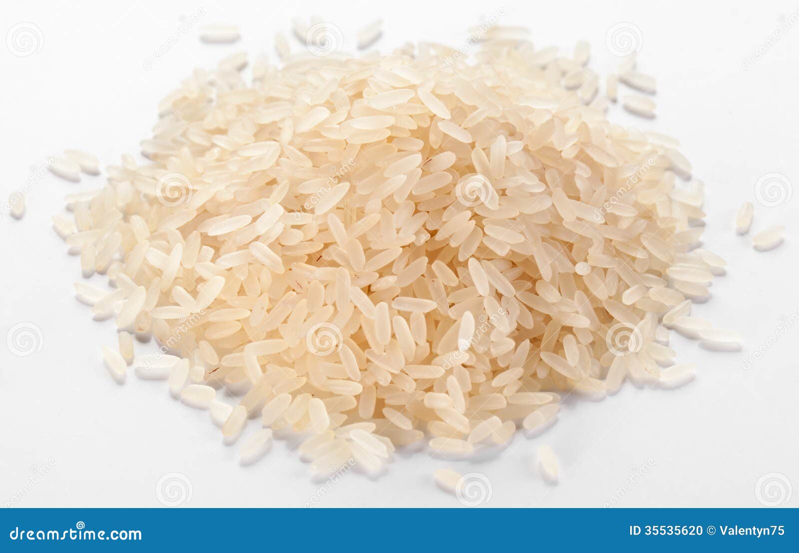 Handful of rice. stock photo. Image of ingredient, nutrition - 35535620