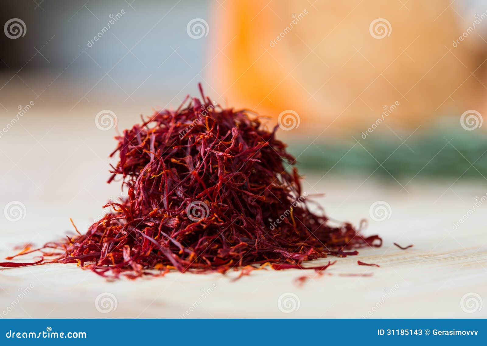 Handful of saffron stock image. Image of culinary, kitchen - 31185143