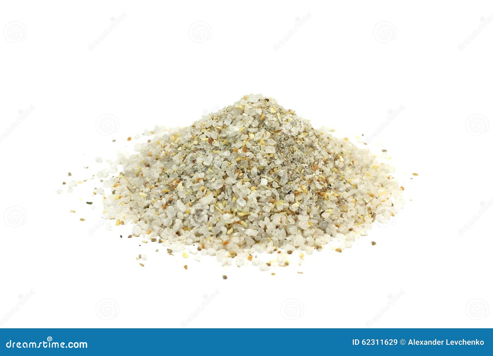 A Handful of Salt Mixture of Spices and Herbs Stock Image - Image of ...