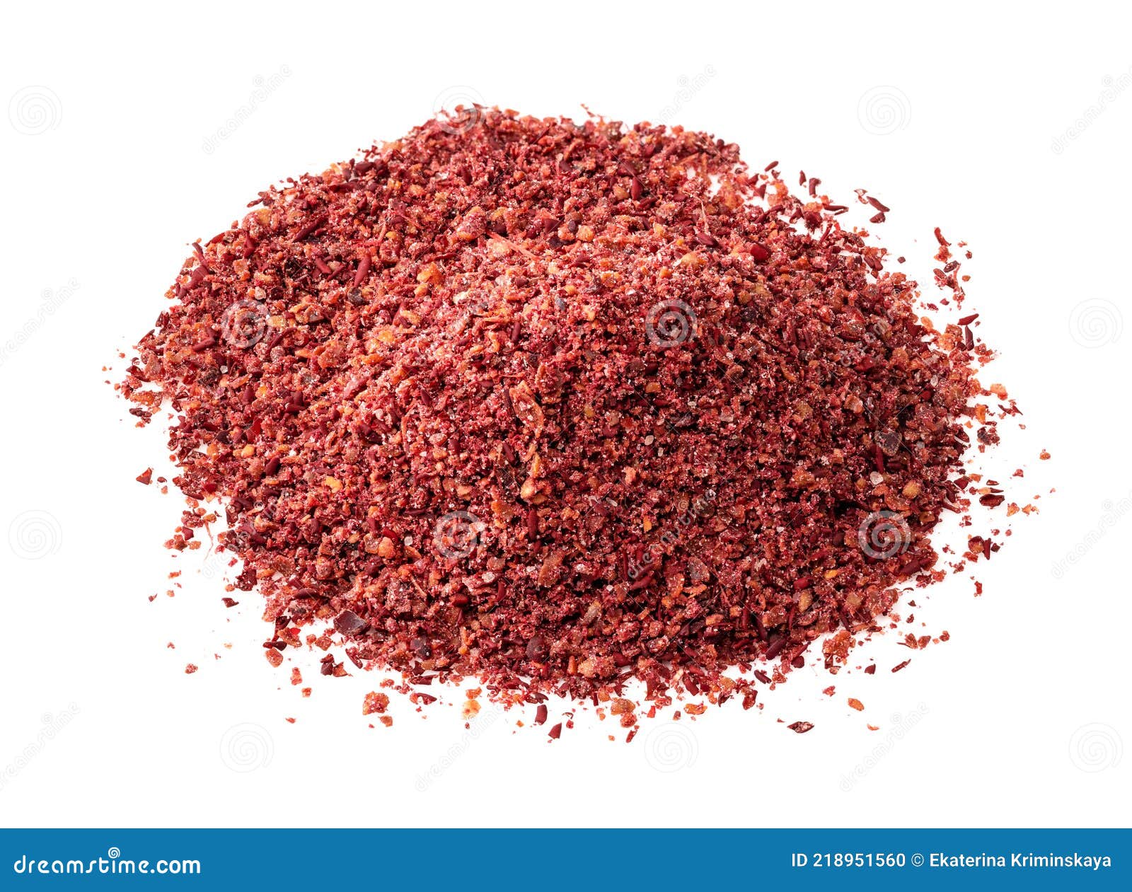 Handful of Sumac Powder Closeup on White Stock Photo - Image of heap ...
