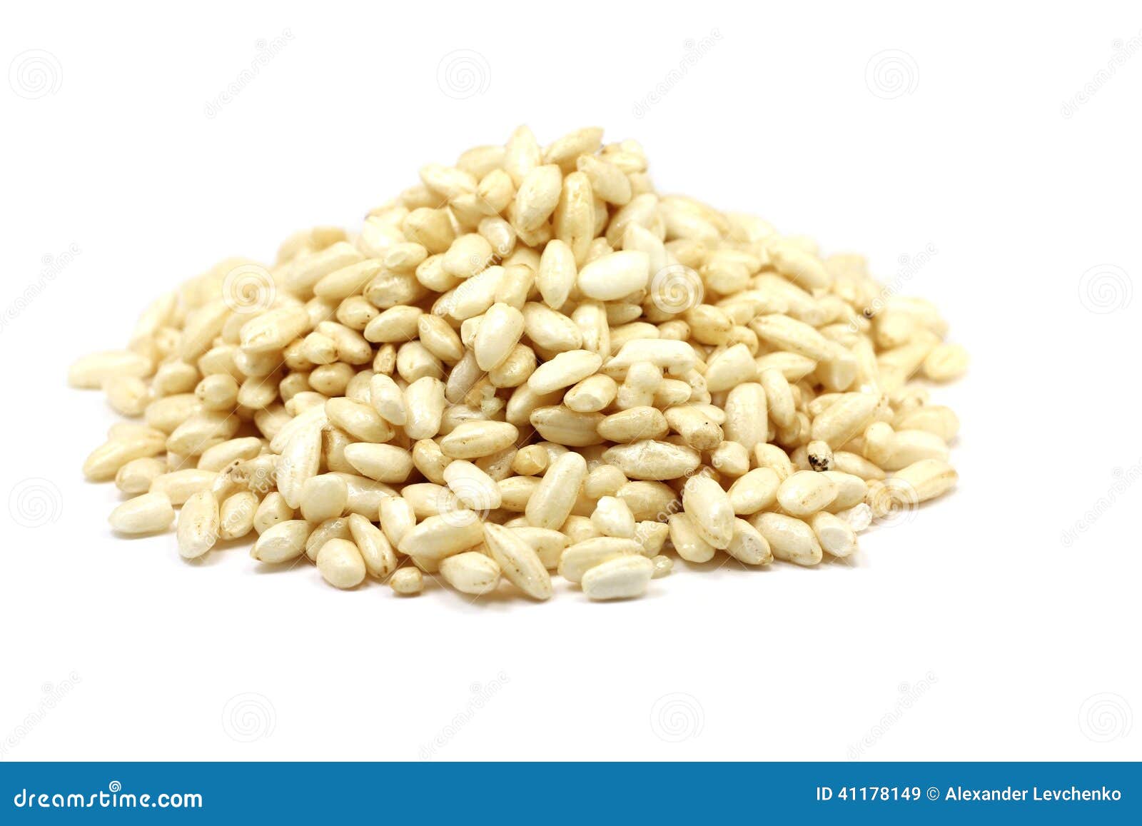 A Handful of Sweet Rice Grains Stock Image - Image of roasted, tasty ...