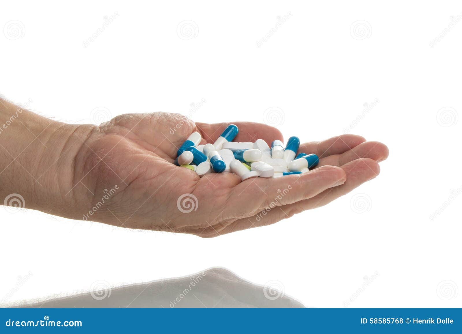 Handful tablets stock photo. Image of tablets, addict - 58585768