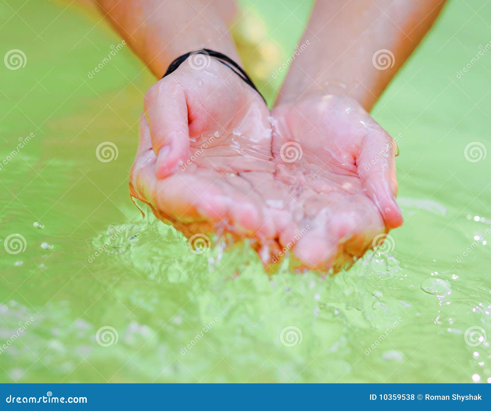 Handful and Water stock photo. Image of close, cleaning - 10359538