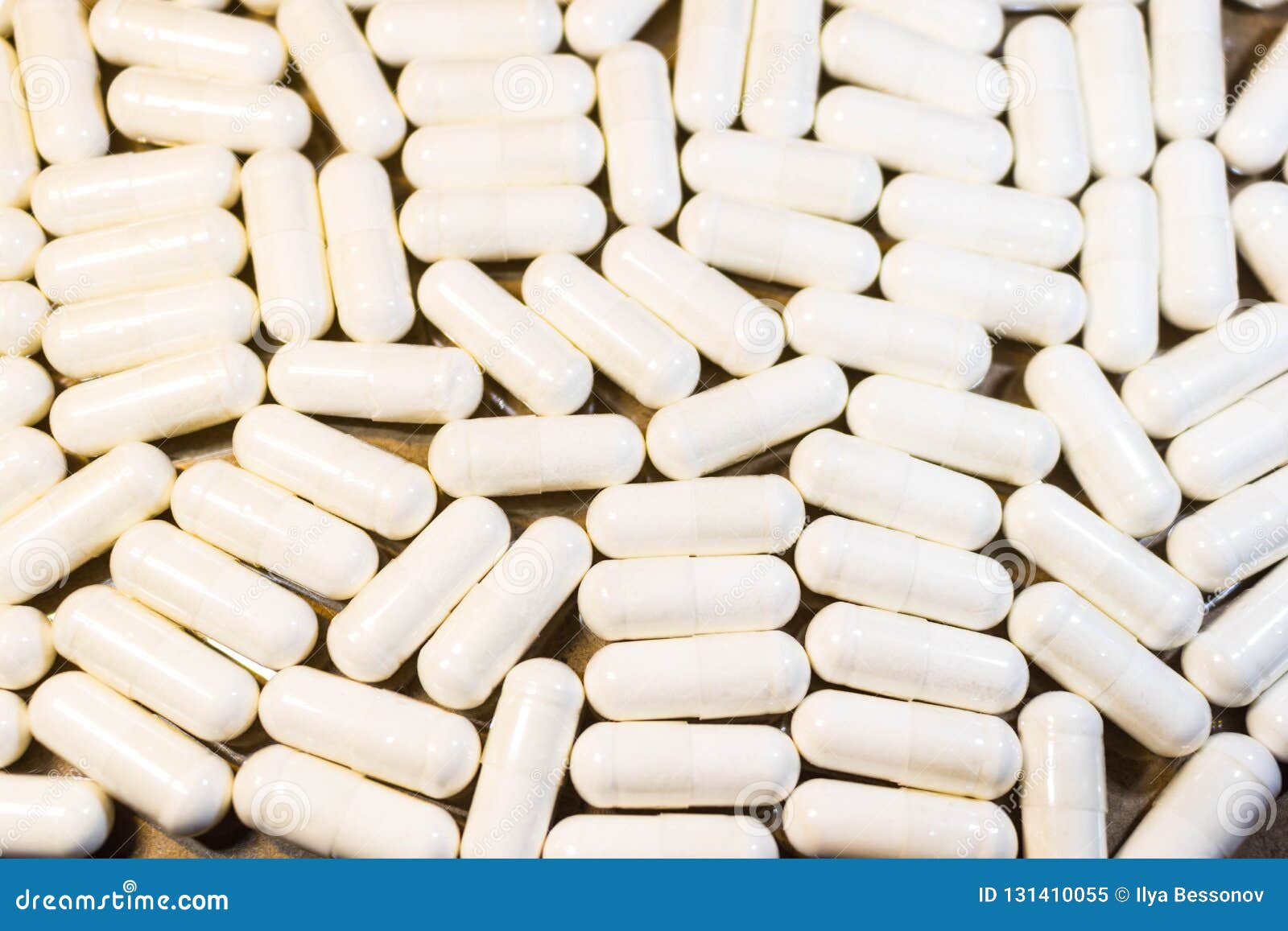 A Handful of White Pills Close-up. Capsules Medication is White Stock ...