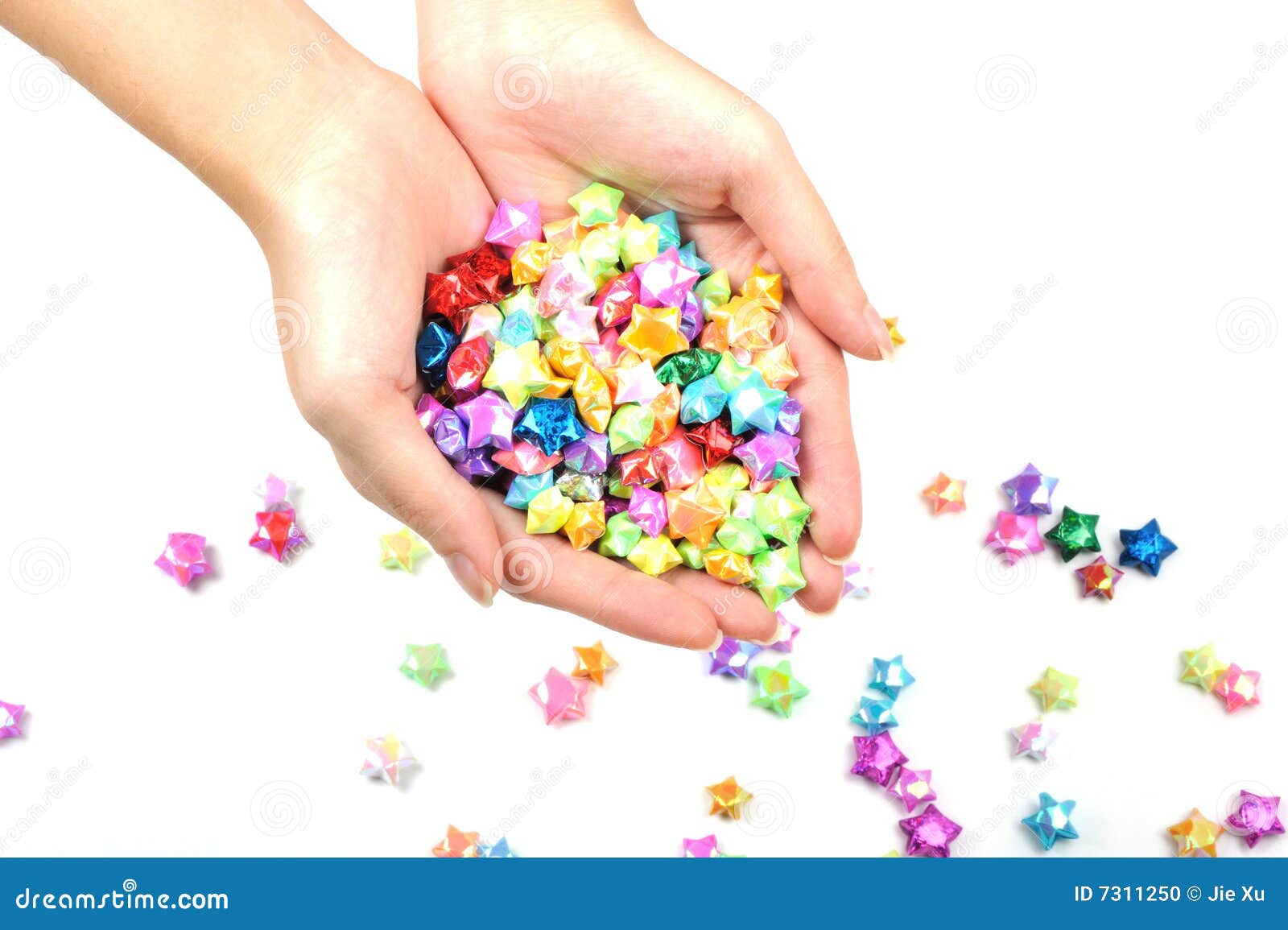 Handful of Wishes stock photo. Image of lucky, cheerful - 7311250