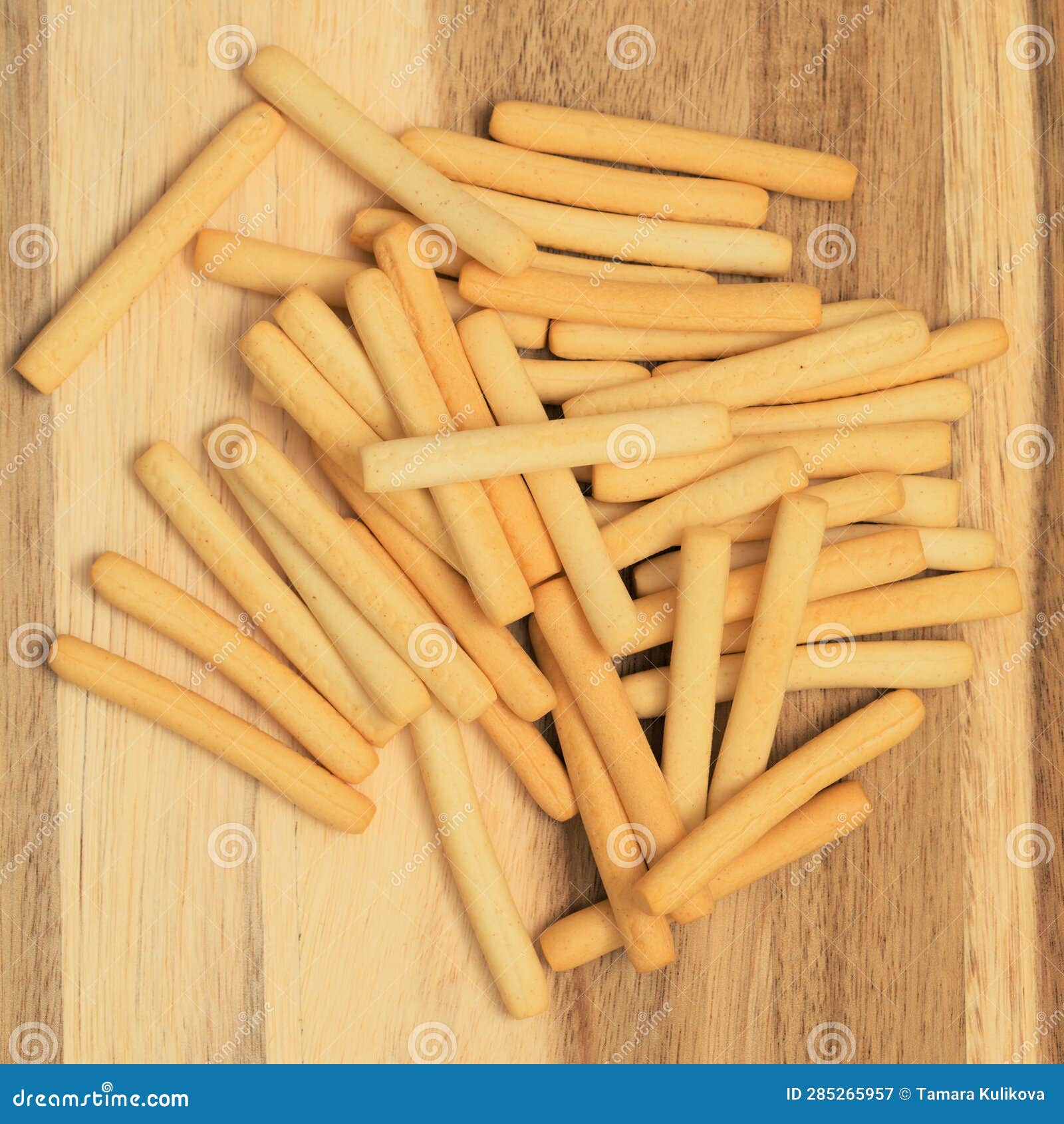 Handfull of Short Thin White Crispy Bread Breadsticks Stock Image ...