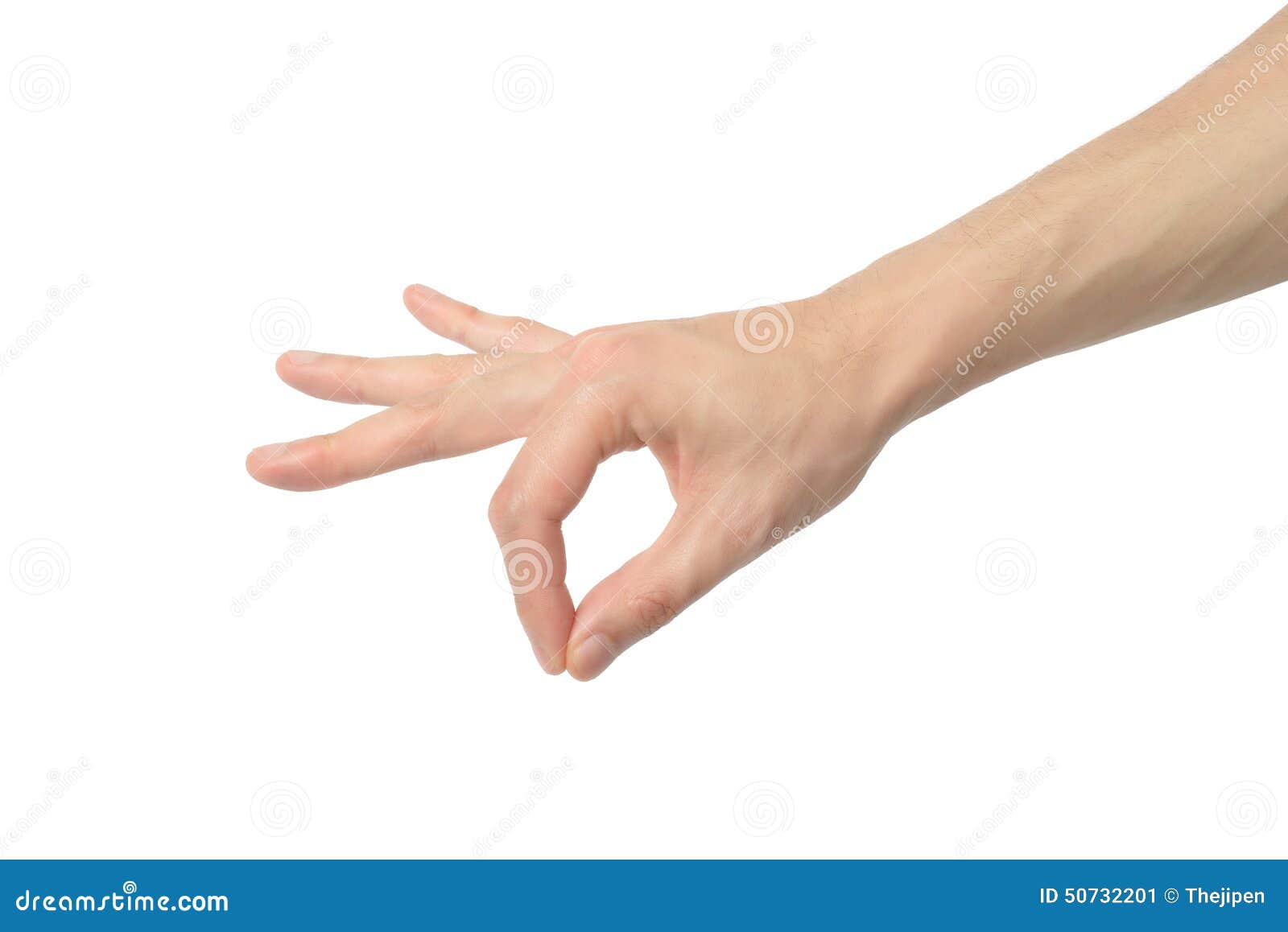 Handgebaar Van Het Opnemen Van Iets Stock Afbeelding - Image of mooi ...