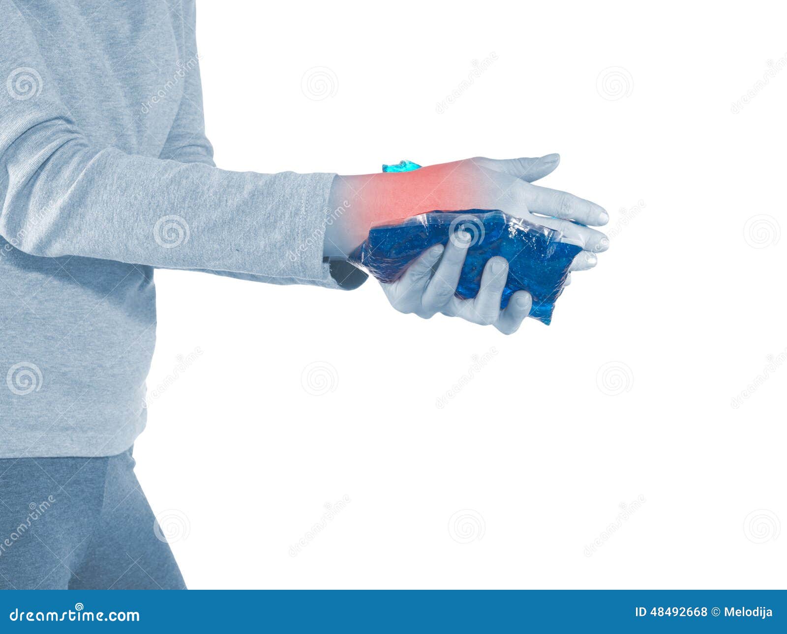 Handgelenk-Verletzung stockfoto. Bild von arthritis, schmerz - 48492668