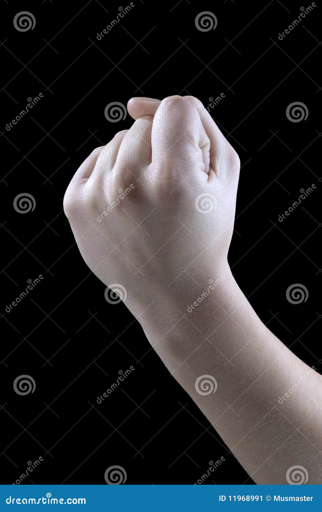 Handgesten, Faust, Drohung stockbild. Bild von gesten - 11968991