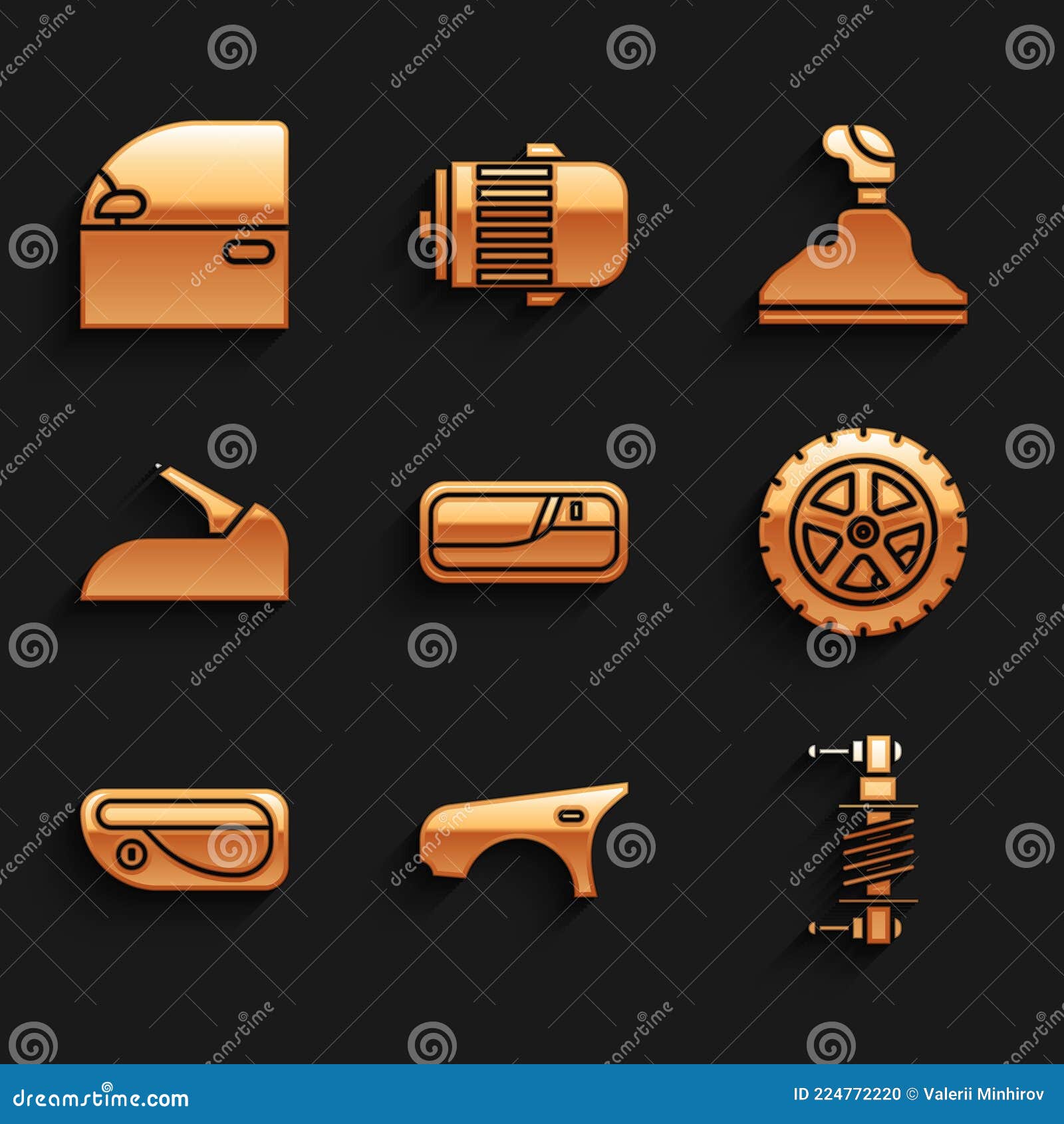 Handgreep Handgreep Handrem Schuiver Schuiver Handrem En Pictogram ...