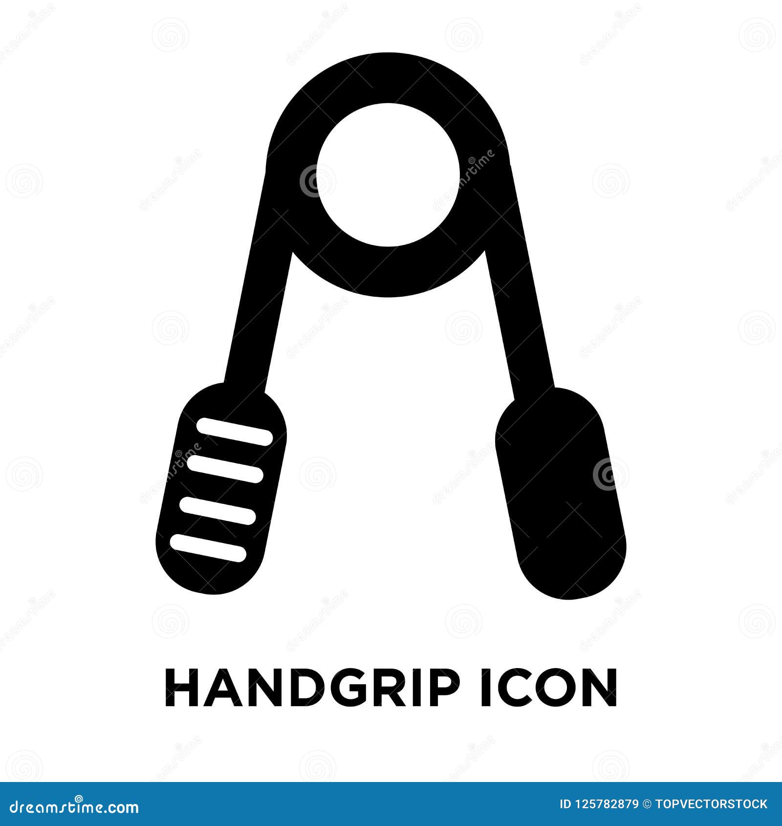 Handgrip Icon Vector Sign And Symbol Isolated On White Background ...