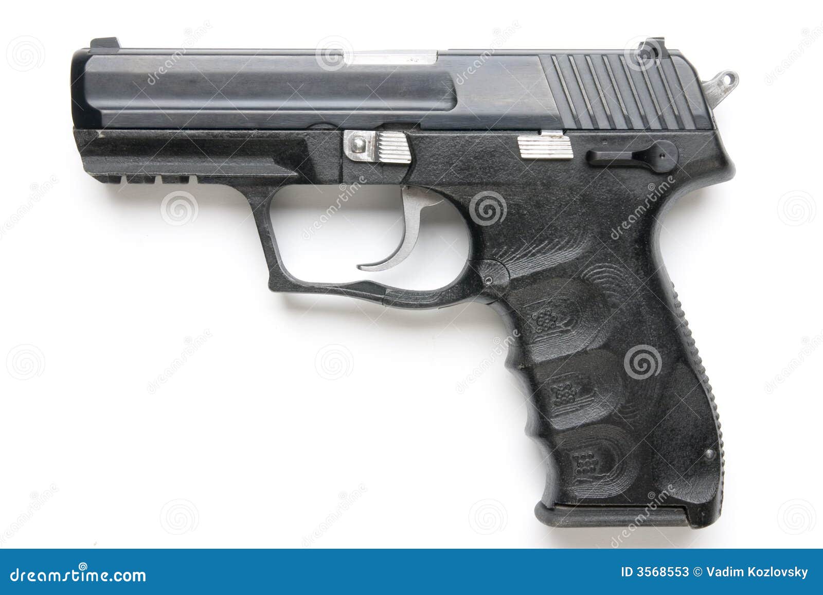 Handgun stock image. Image of ammunition, caliber, bullets - 3568553