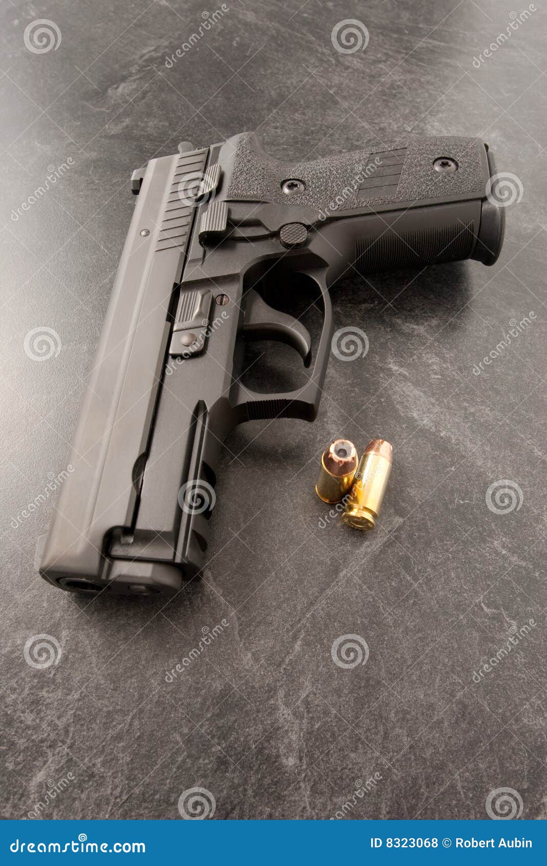 Handgun and bullets stock photo. Image of army, military - 8323068