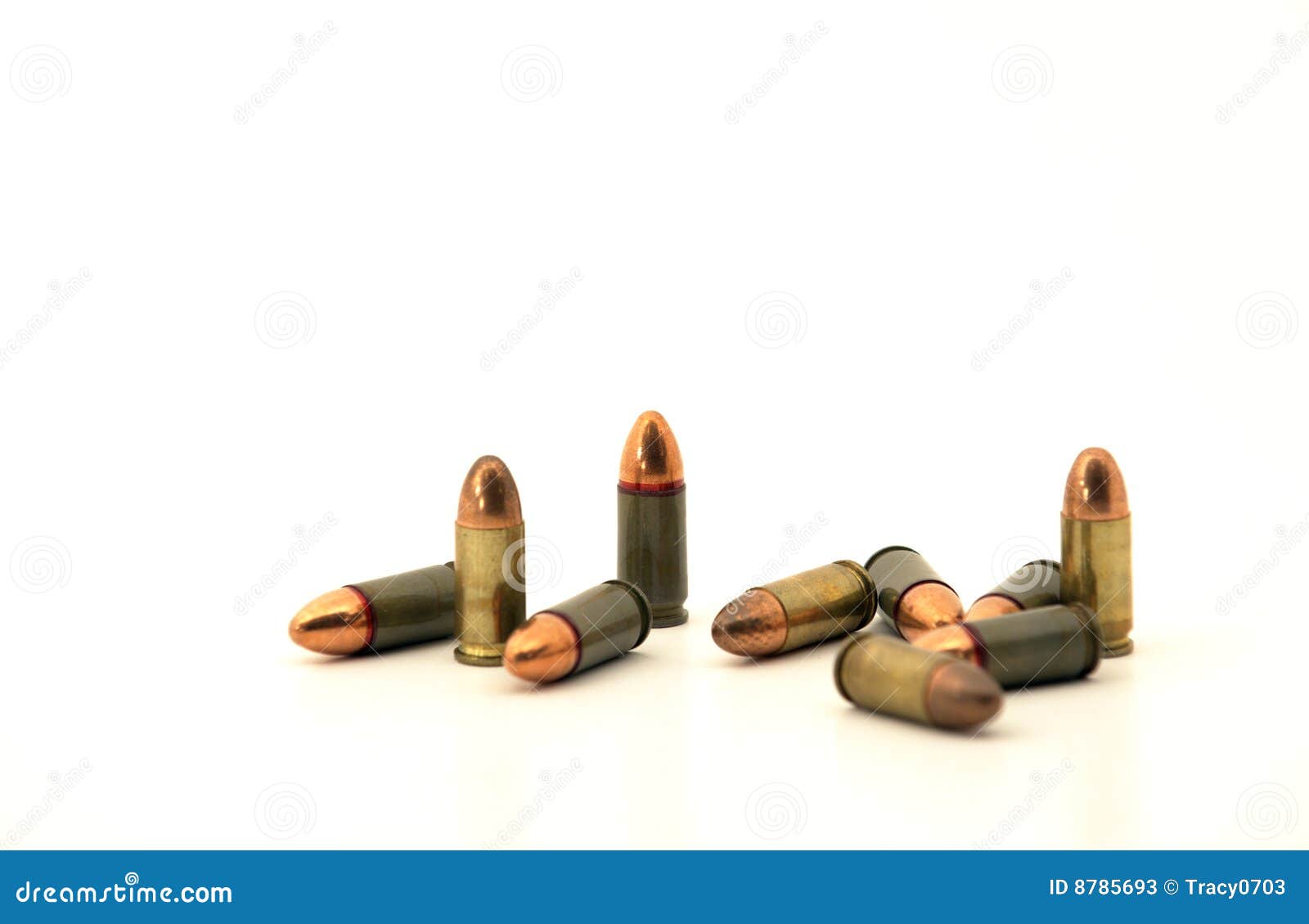 Handgun Bullets stock image. Image of hollow, fear, east - 8785693
